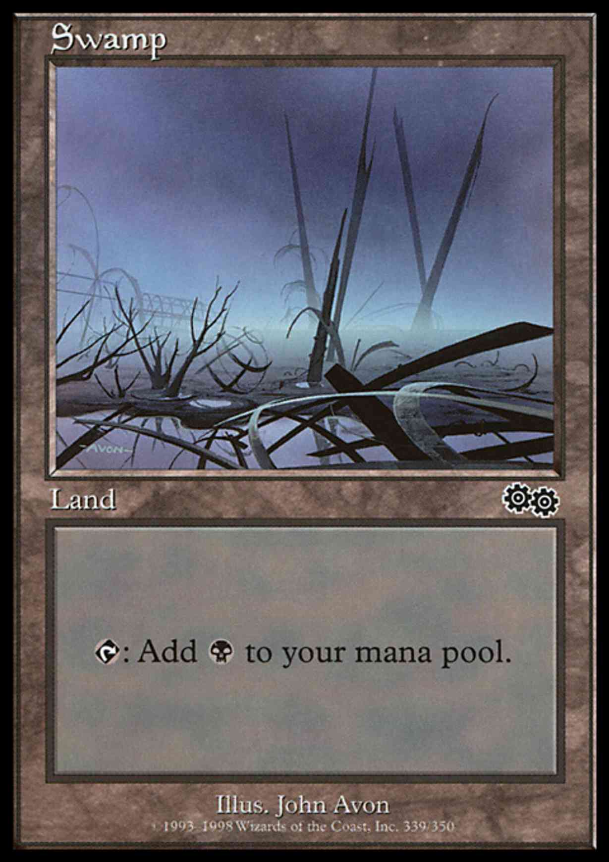 Swamp (339) Price from mtg Urza's Saga