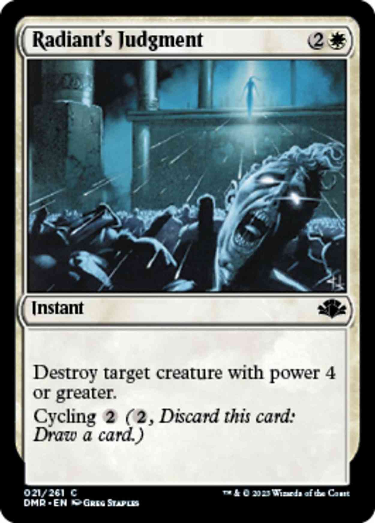 Radiant's Judgment Price from mtg Dominaria Remastered
