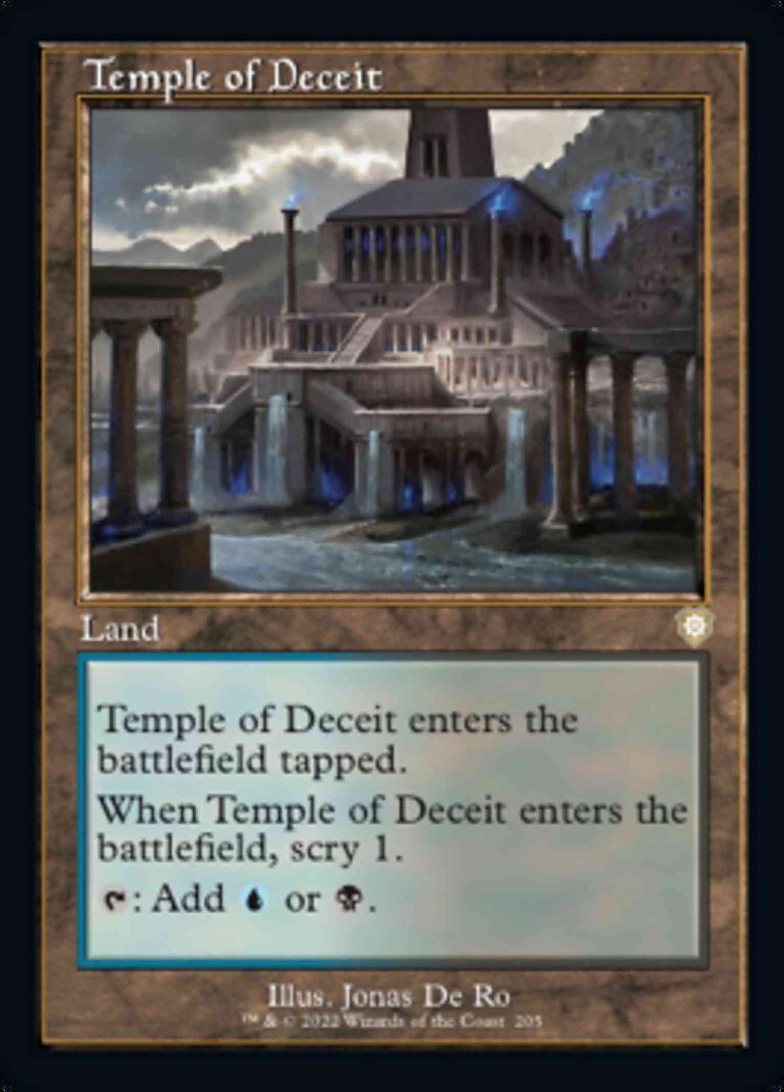 Temple of Deceit Price The Brothers' War Commander MTG