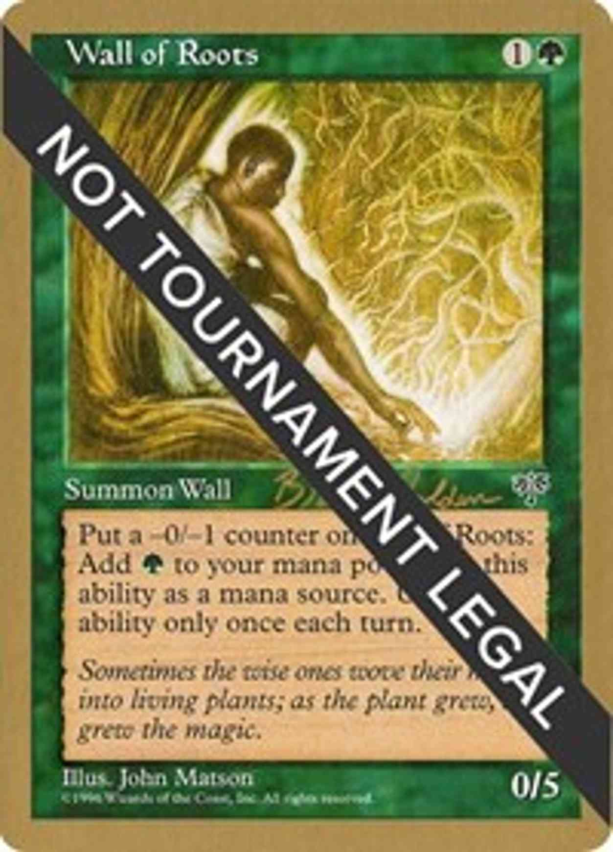 Wall of Roots - 1998 Brian Selden (MIR) Price from mtg World ...