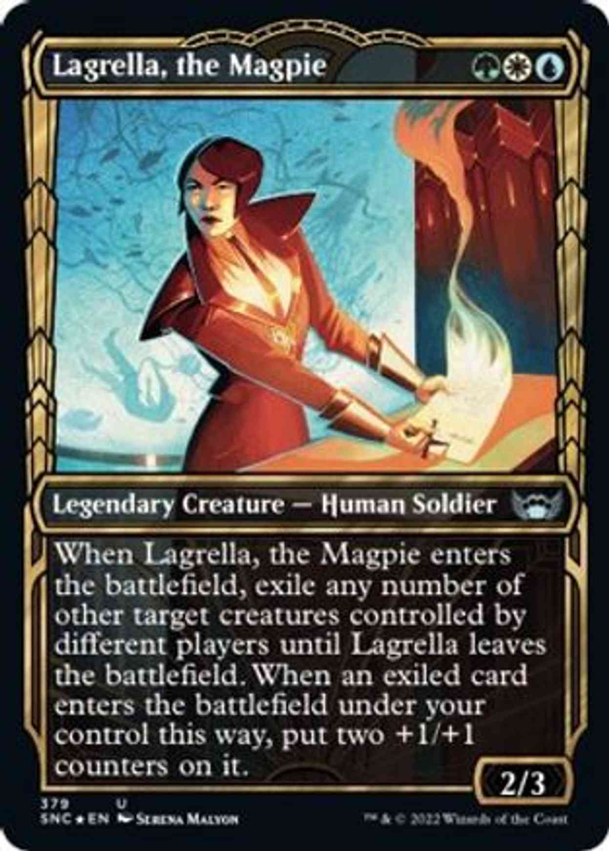 Lagrella, the Magpie (Gilded Foil) Price from mtg Streets of New Capenna