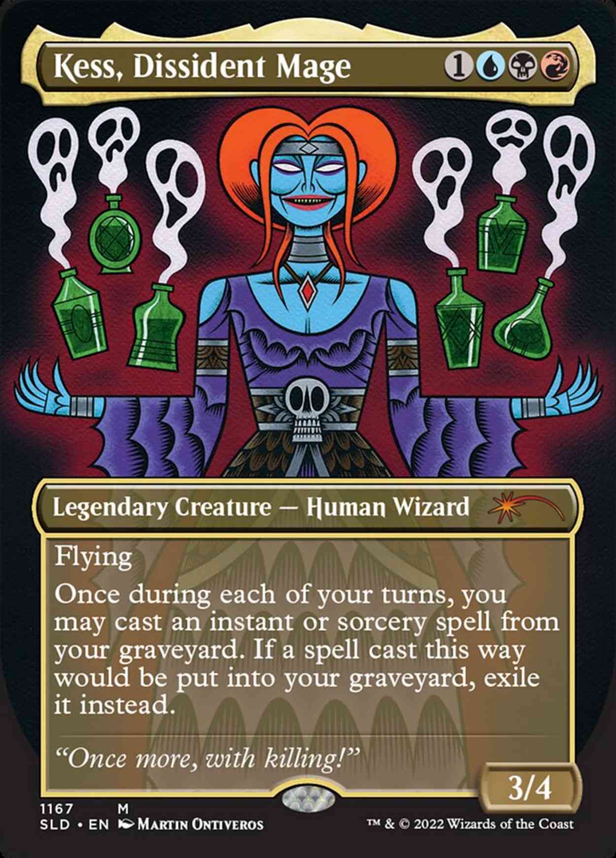 Kess, Dissident Mage Price from mtg Secret Lair Drop Series