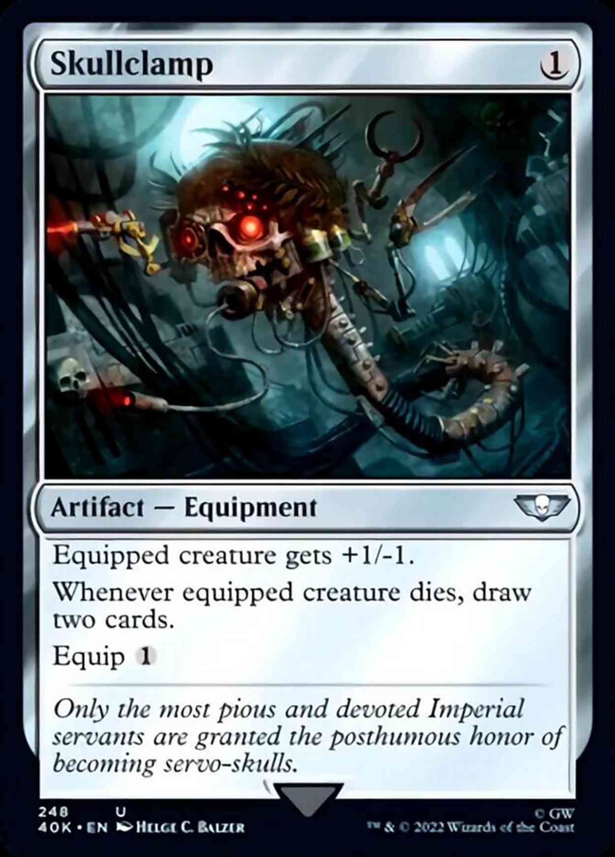 Skullclamp Price from mtg Warhammer 40,000