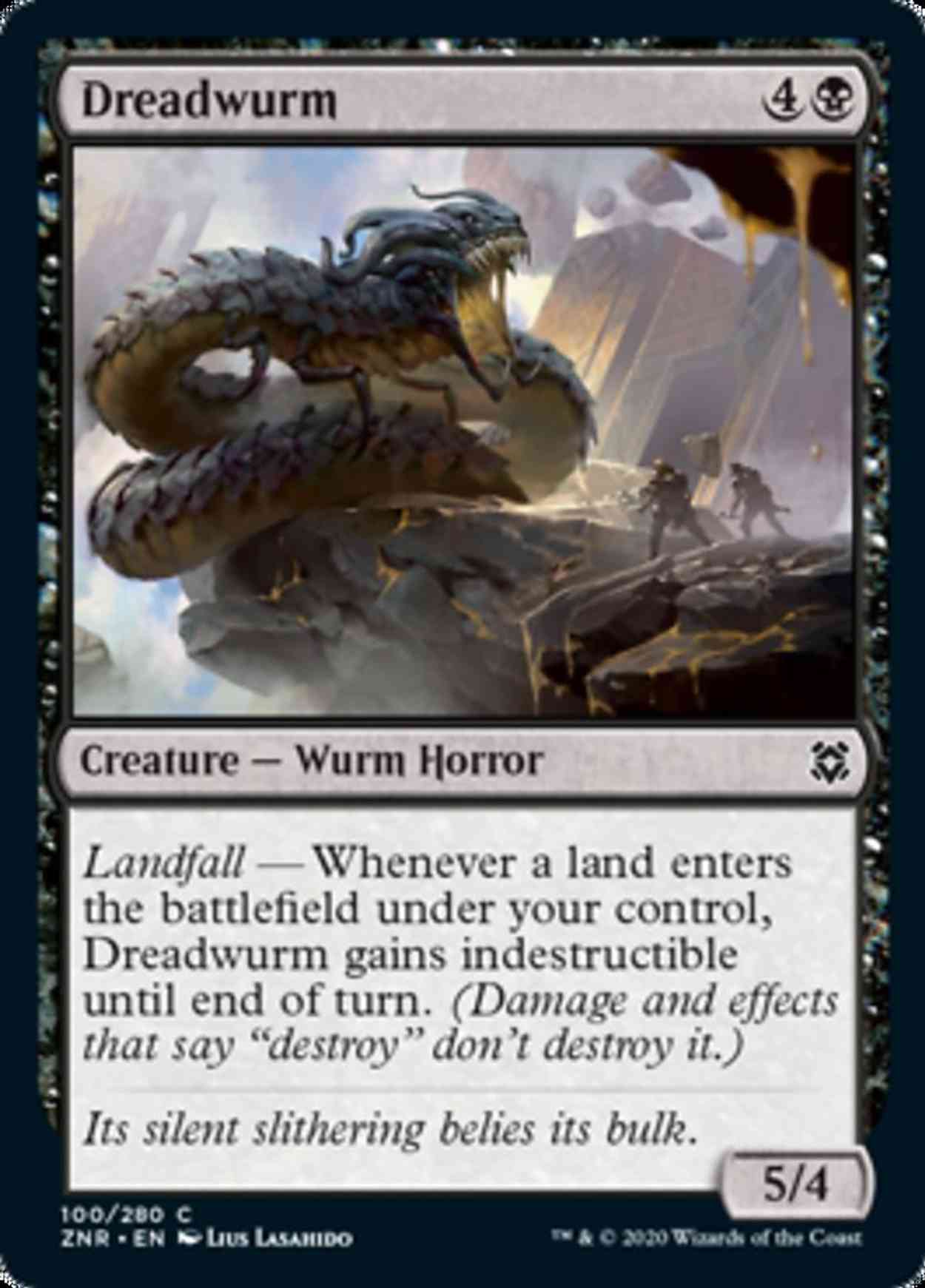 Dreadwurm Price from mtg Zendikar Rising