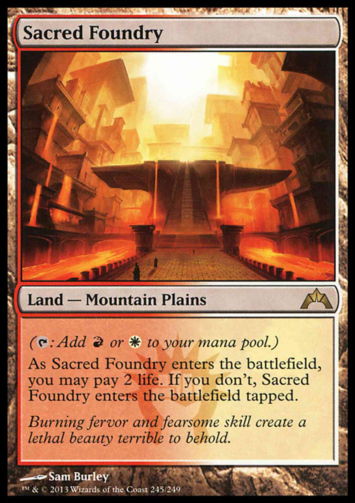Sacred Foundry Price from mtg Gatecrash