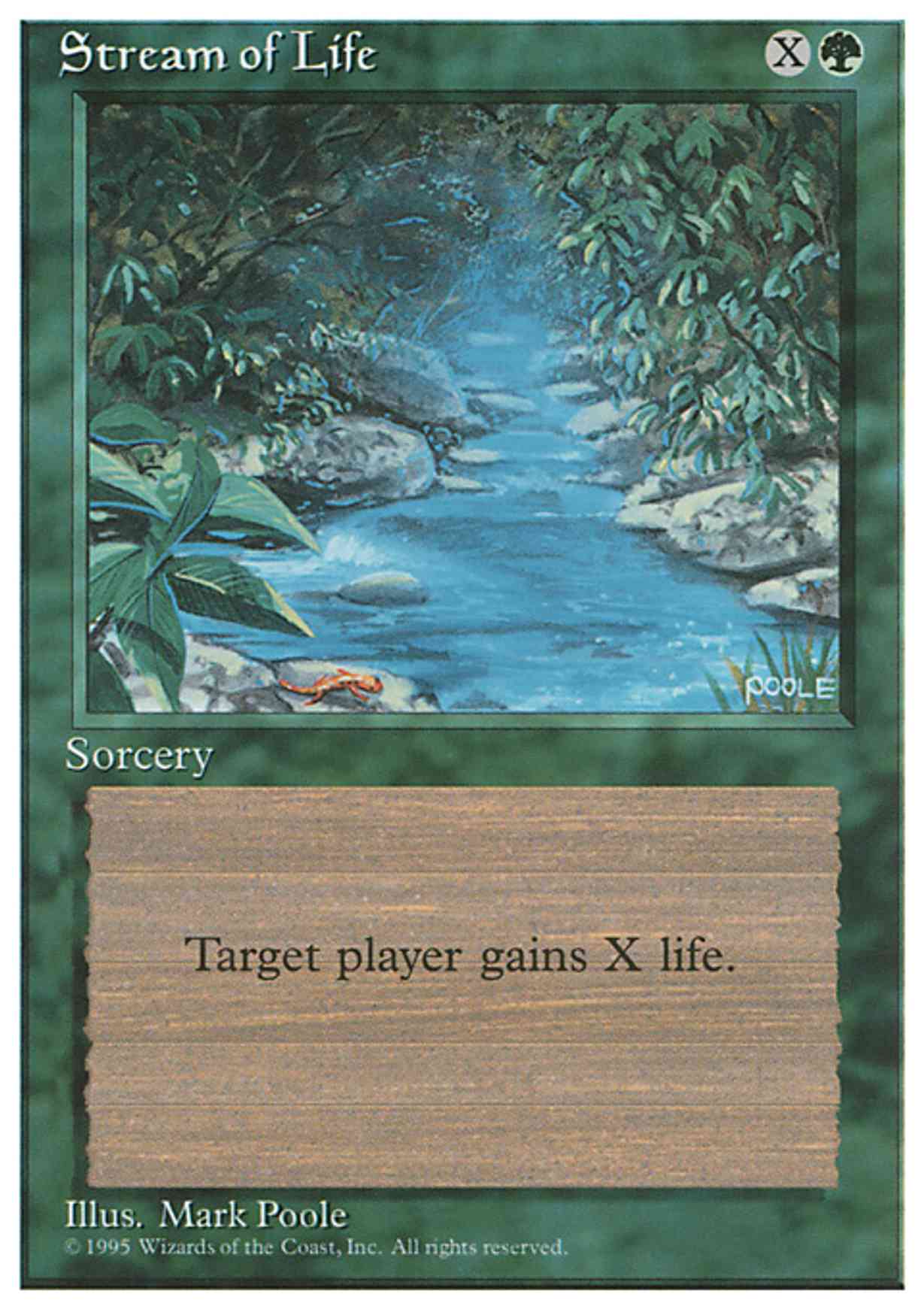 Stream of Life Price from mtg Fourth Edition