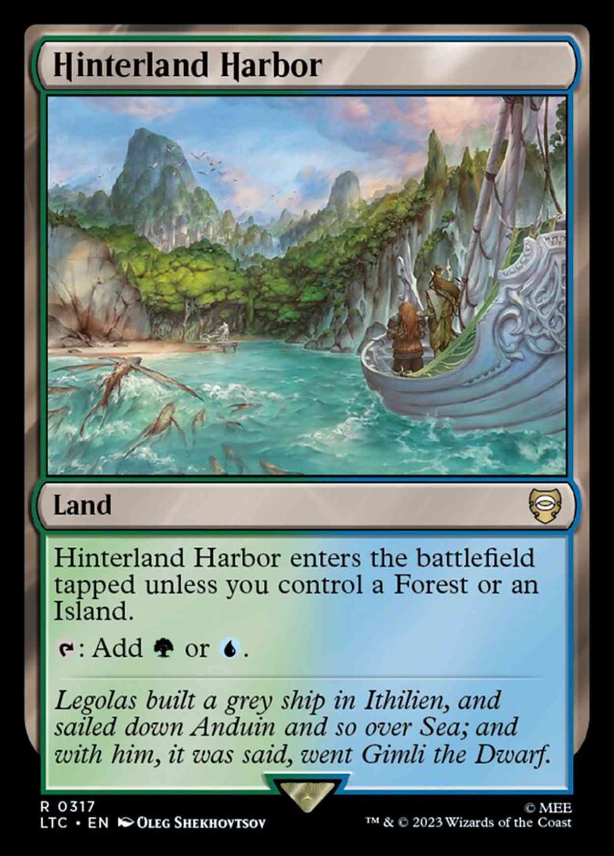 Hinterland Harbor Price from mtg Tales of Middle-earth Commander