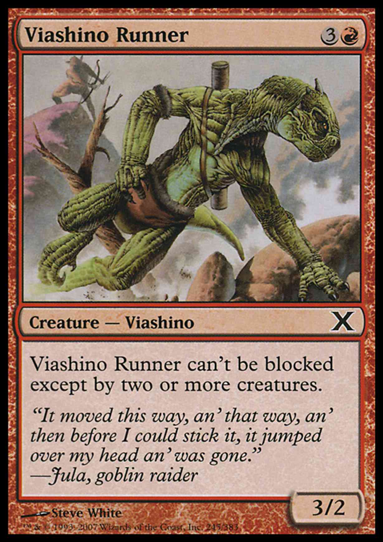 Viashino Runner Price from mtg Tenth Edition