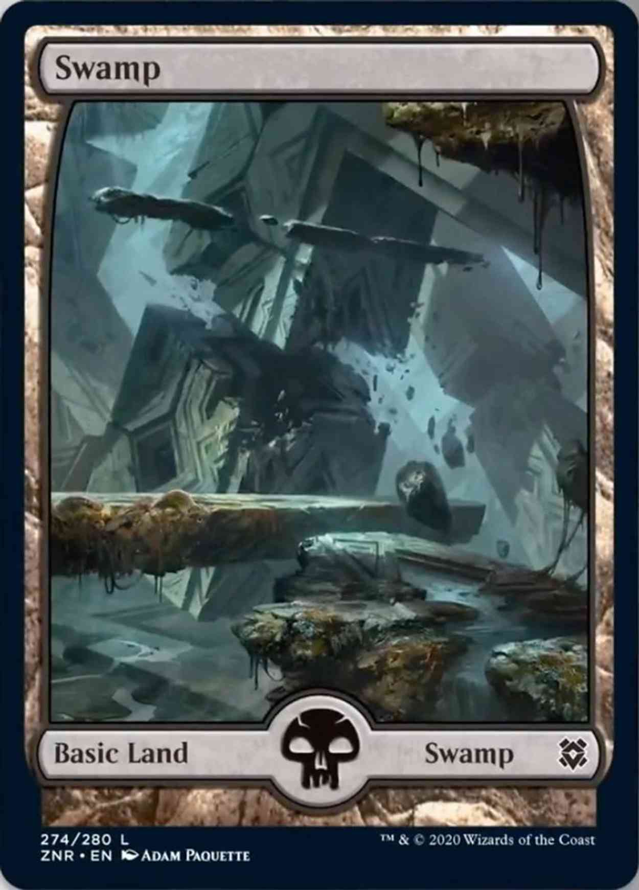 Swamp (274) - Full Art Price from mtg Zendikar Rising