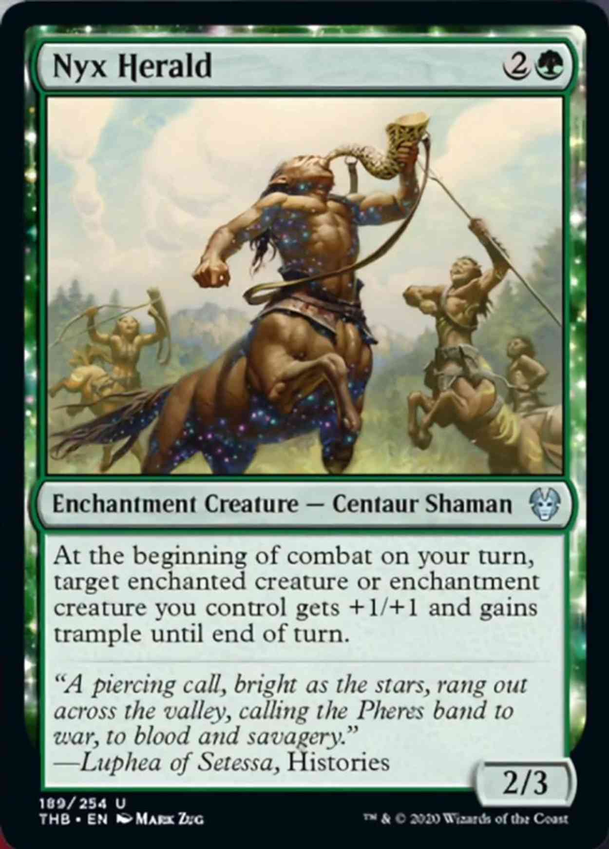 Nyx Herald Price from mtg Theros Beyond Death