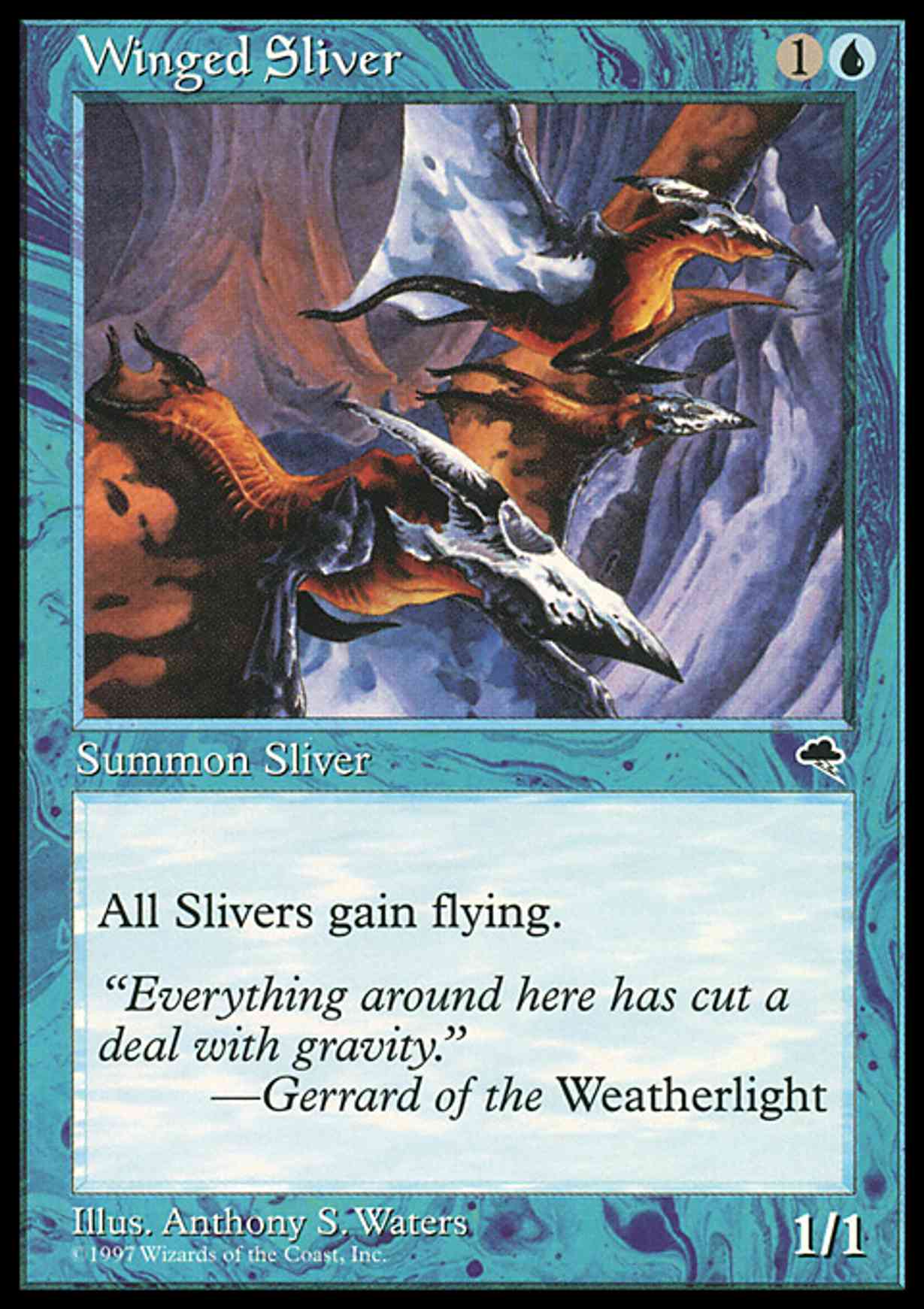 Winged Sliver Price from mtg Tempest