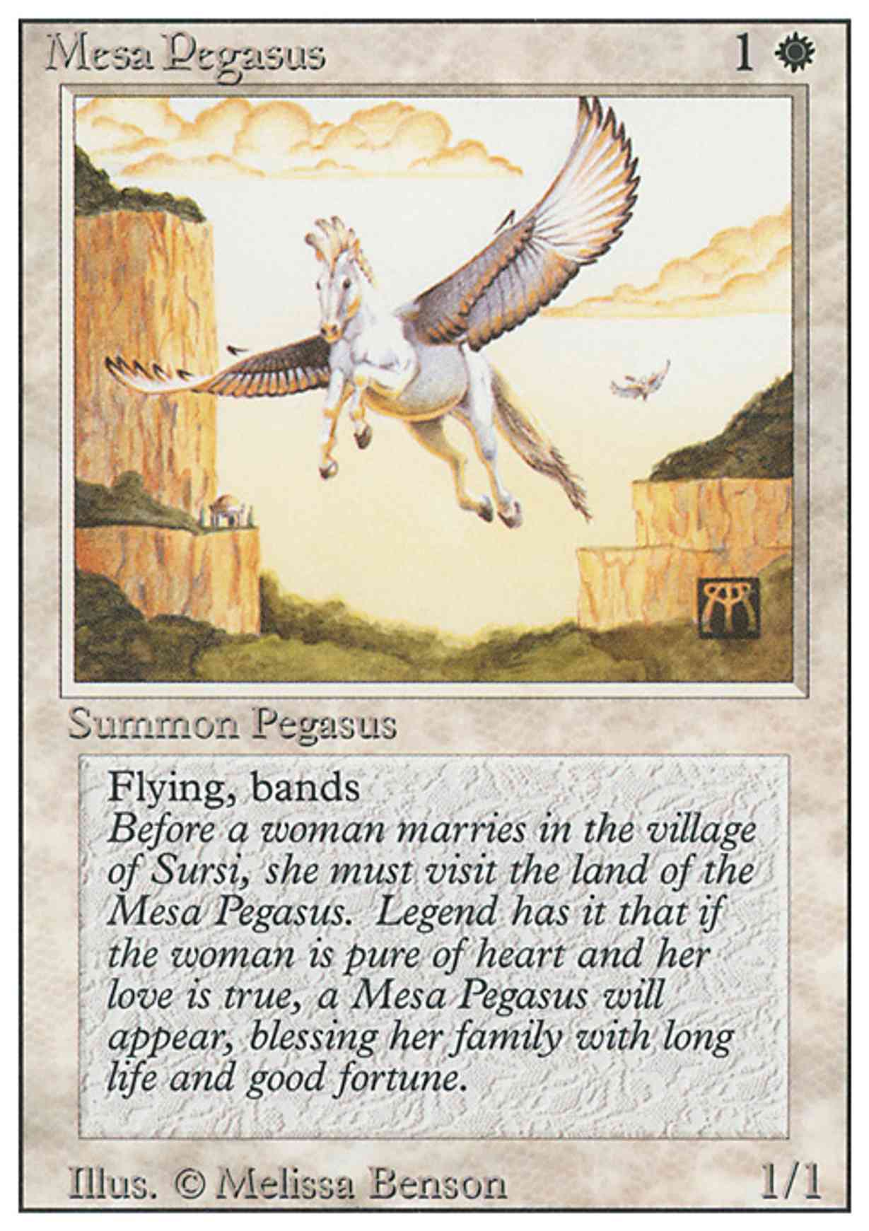 Mesa Pegasus Price from mtg Revised Edition