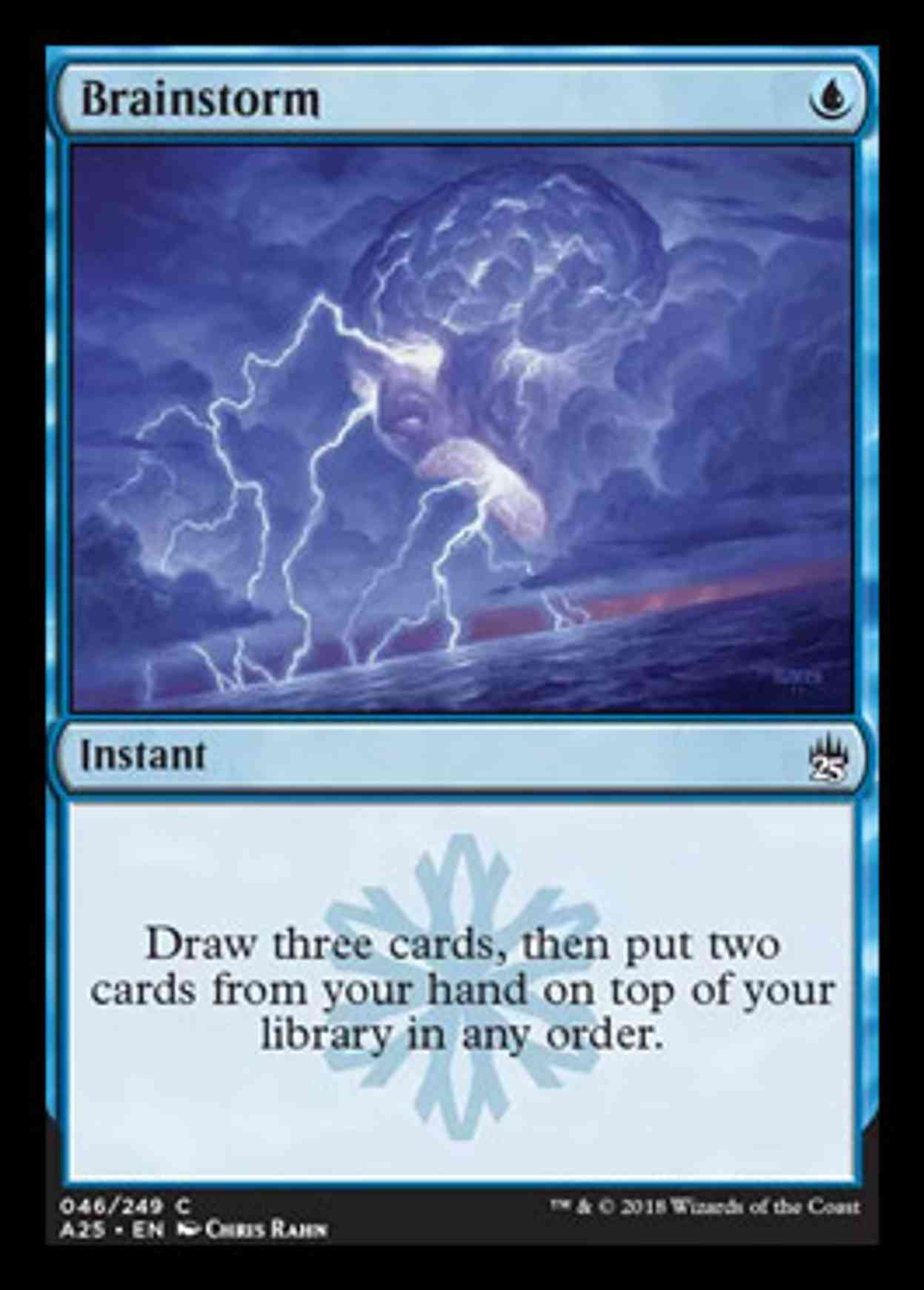 Brainstorm Price from mtg Masters 25