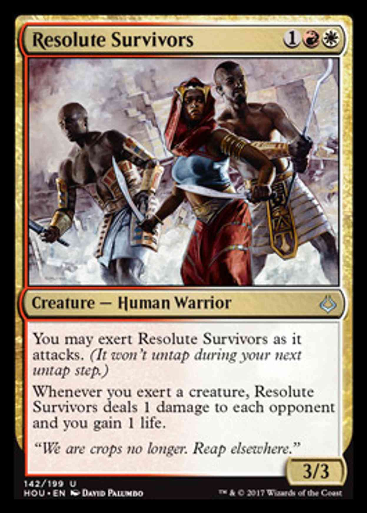 Resolute Survivors Price from mtg Hour of Devastation