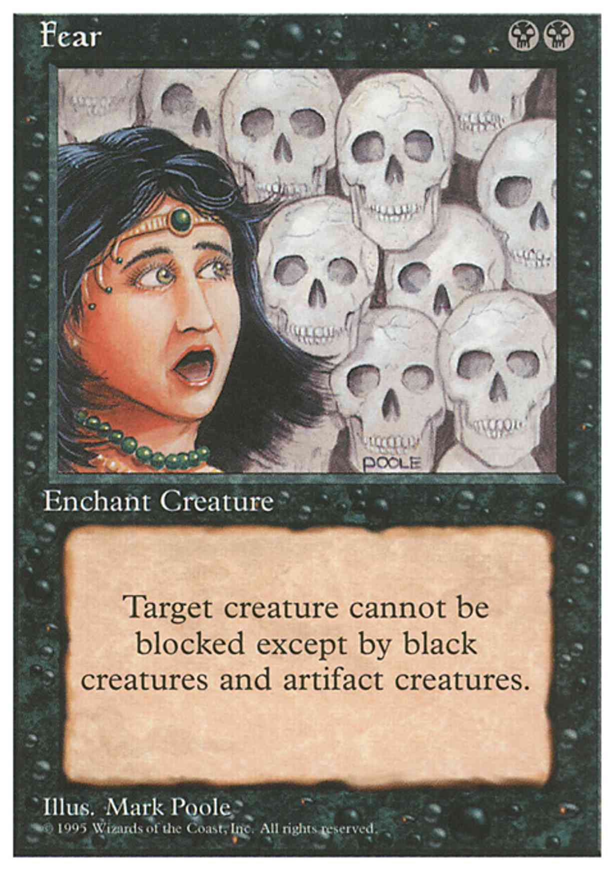 Fear Price from mtg Fourth Edition