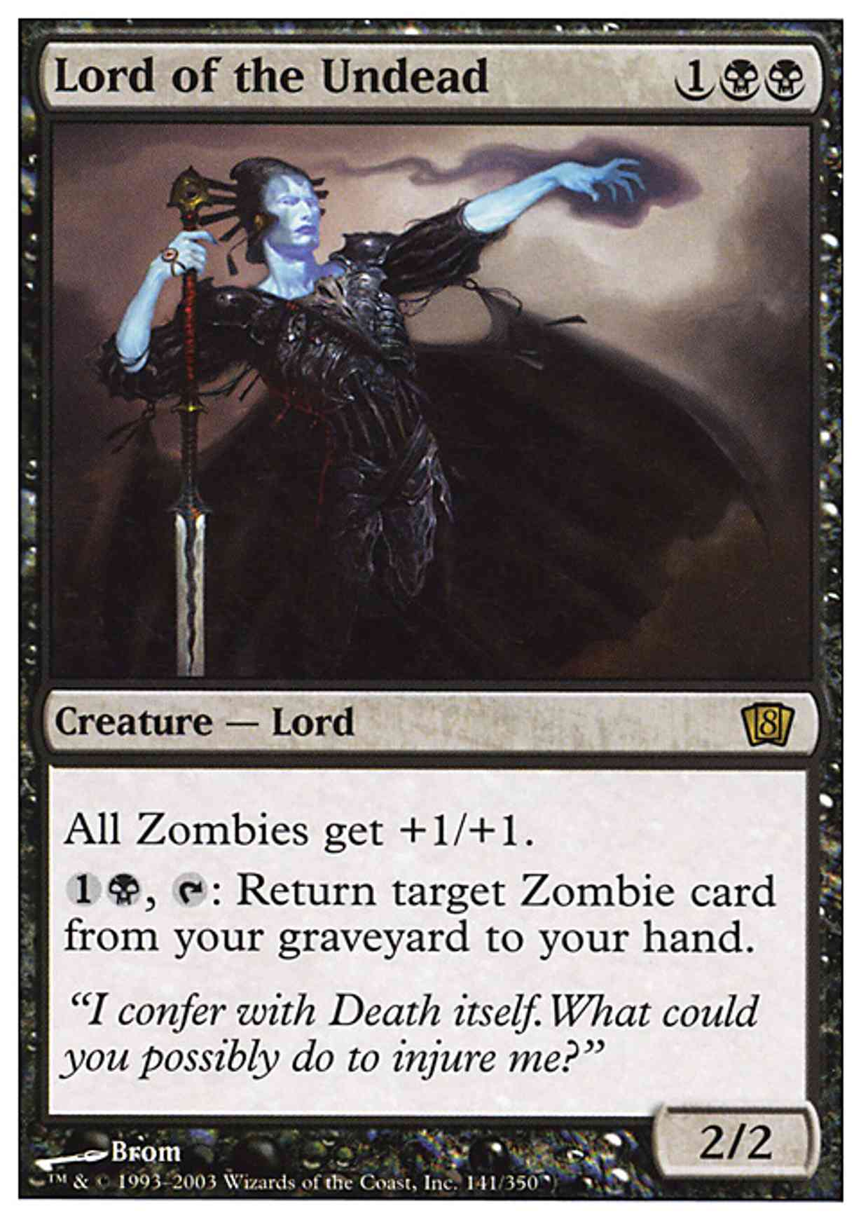 Lord of the Undead Price from mtg Eighth Edition