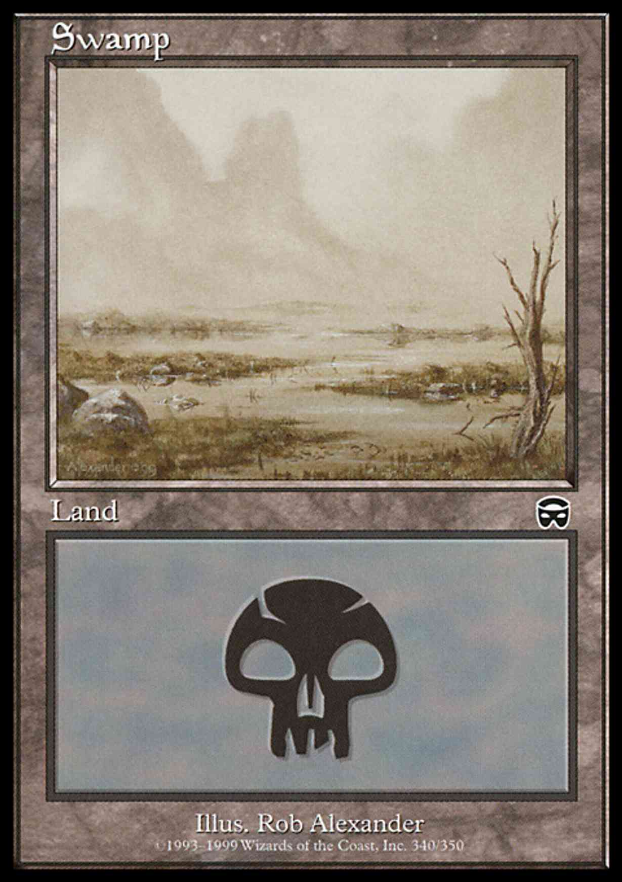 Swamp (340) Price from mtg Mercadian Masques