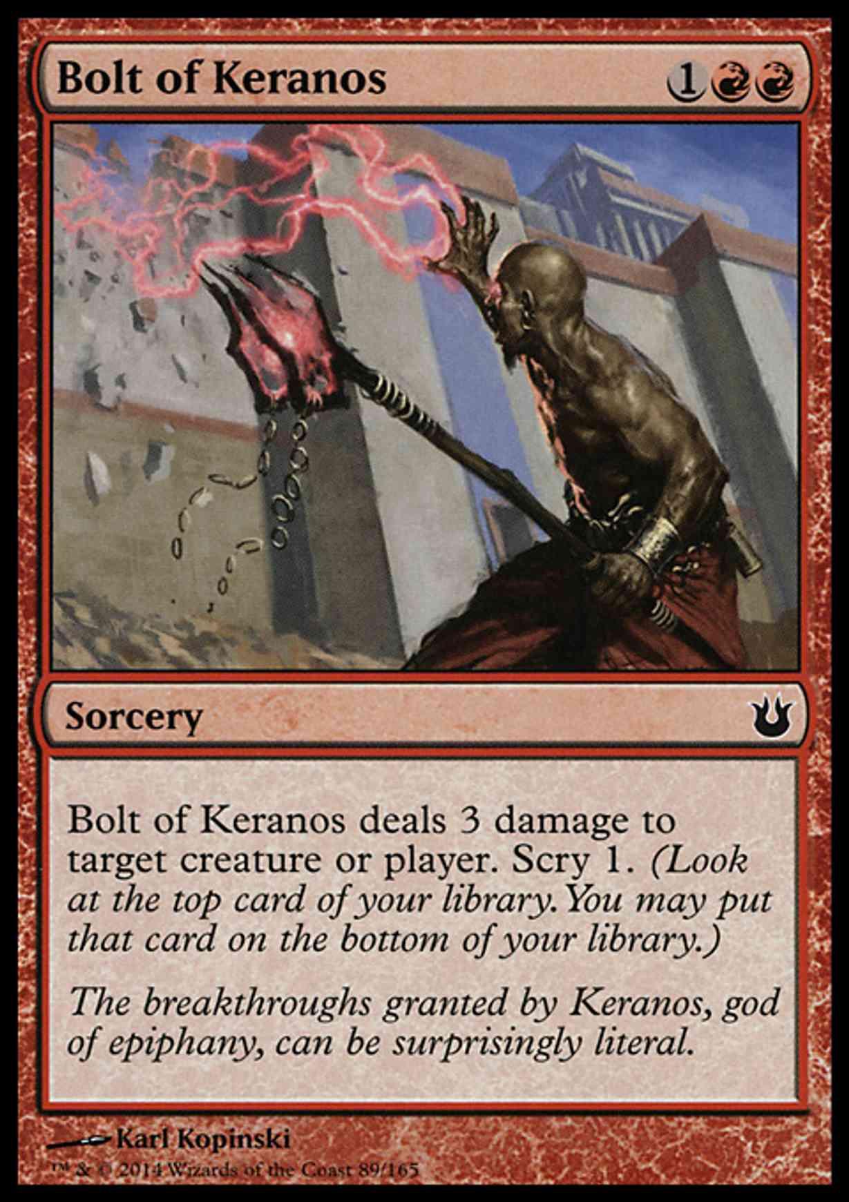 Bolt of Keranos Price from mtg Born of the Gods