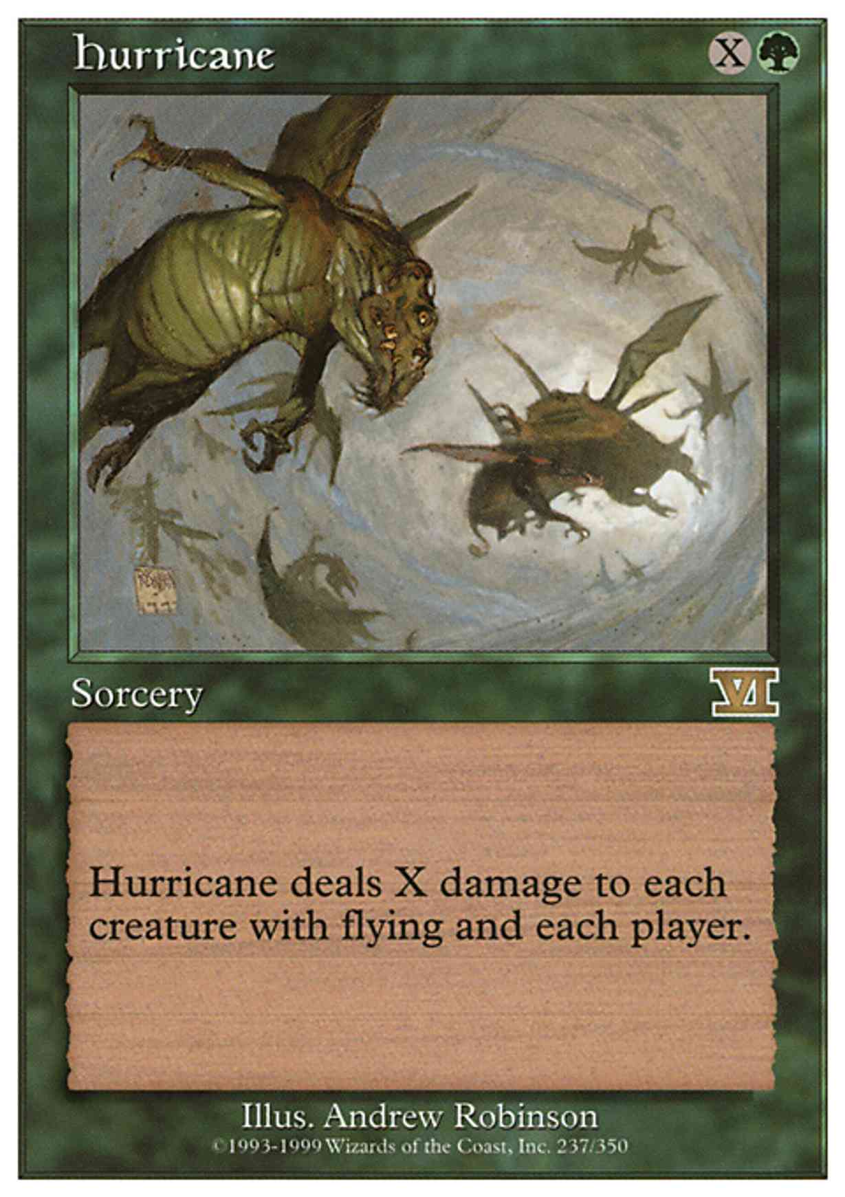 Hurricane Price from mtg Classic Sixth Edition