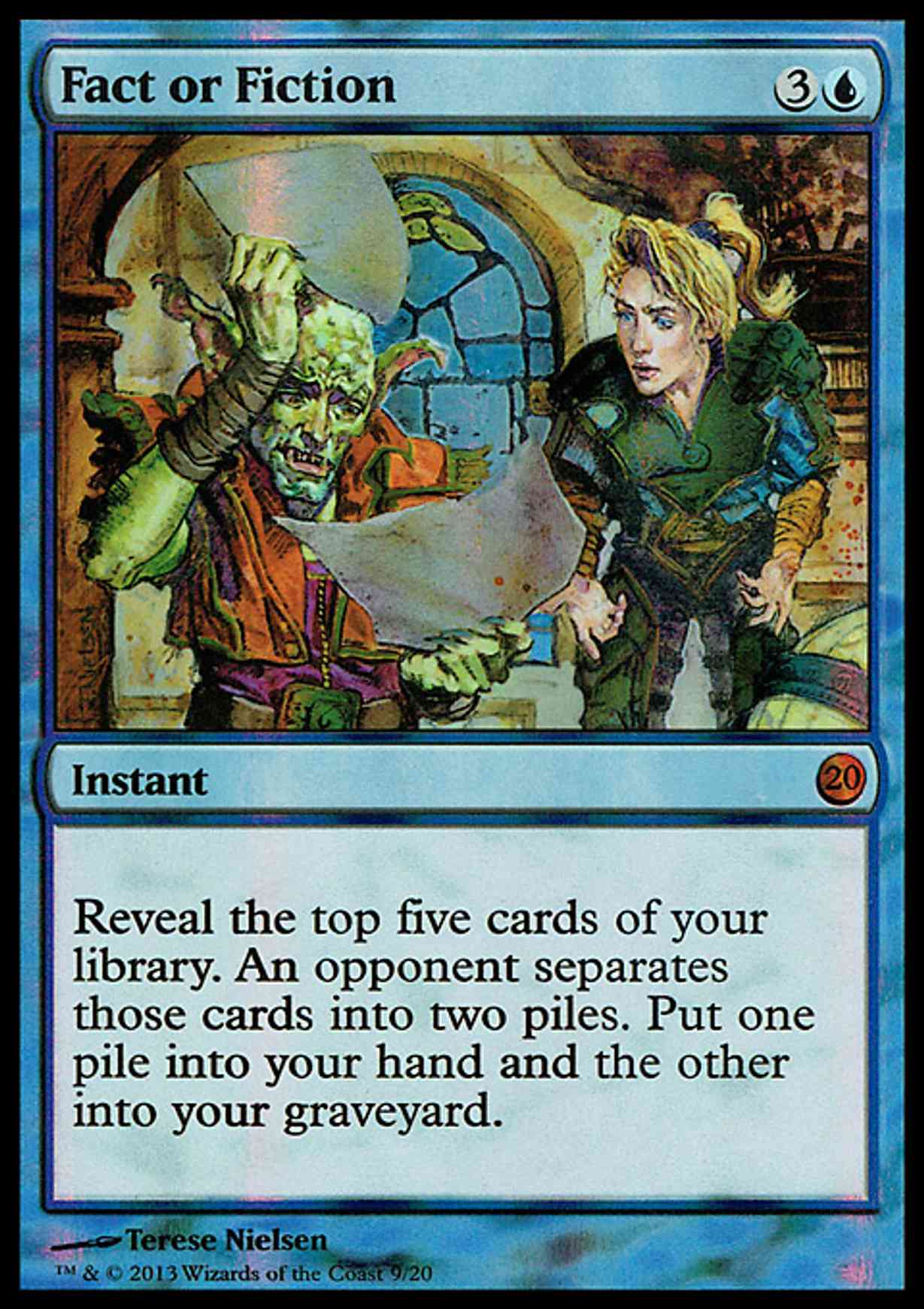 Fact or Fiction Price from mtg From the Vault: Twenty