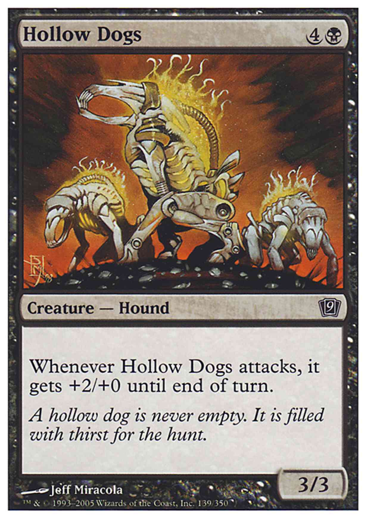 Hollow Dogs Price from mtg Ninth Edition