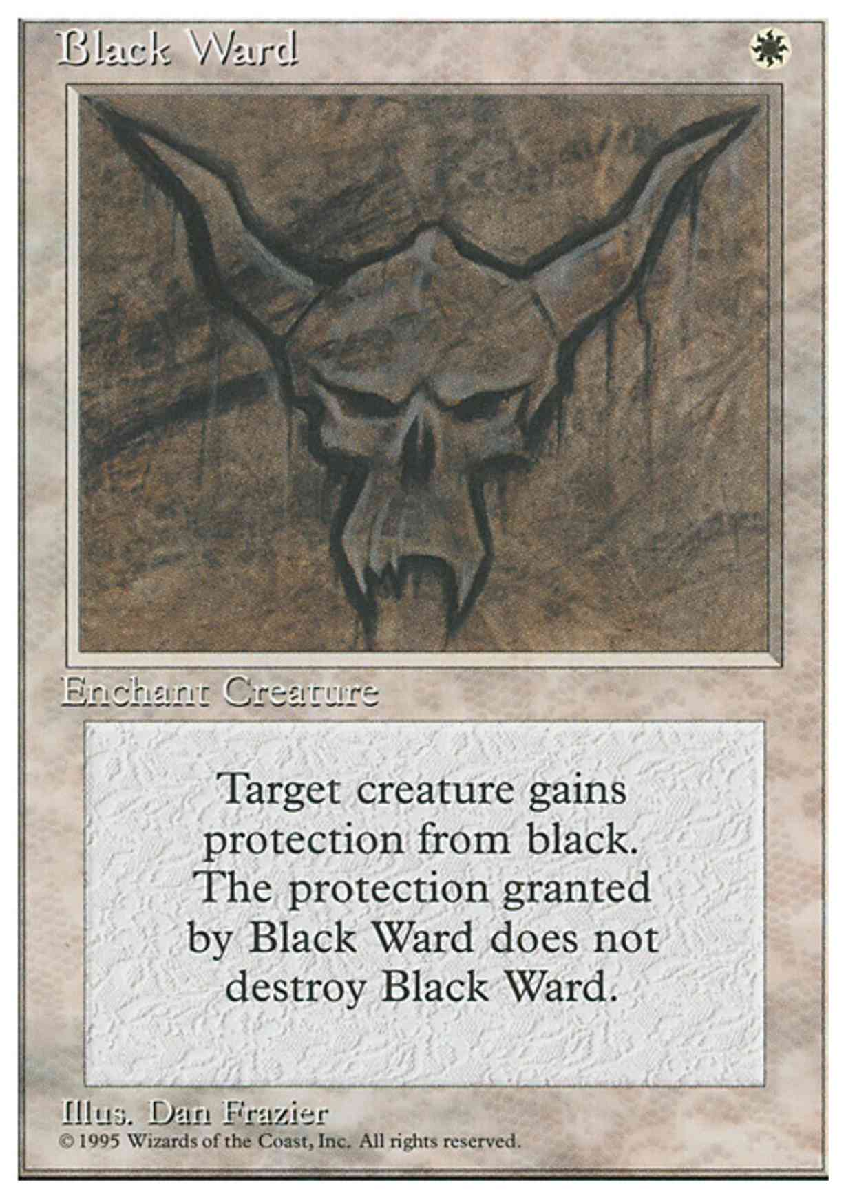 Black Ward Price from mtg Fourth Edition