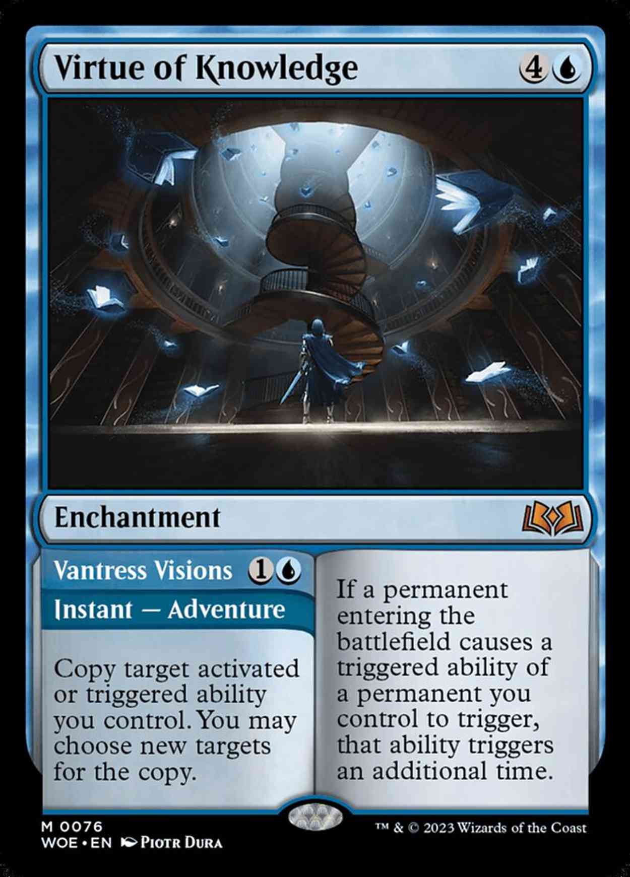 Virtue of Knowledge Price from mtg Wilds of Eldraine