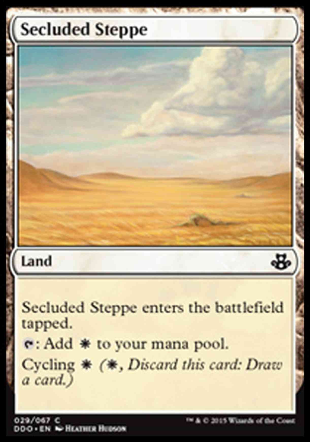 Secluded Steppe Price from mtg Duel Decks: Elspeth vs. Kiora