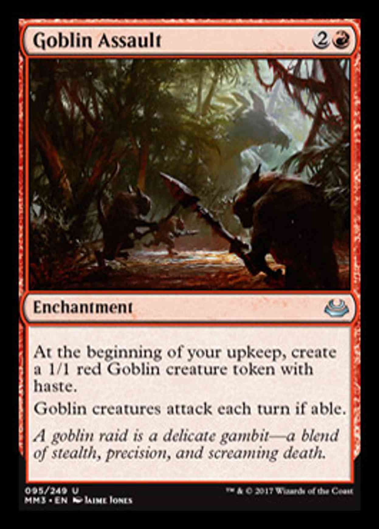 Goblin Assault Price from mtg Modern Masters 2017