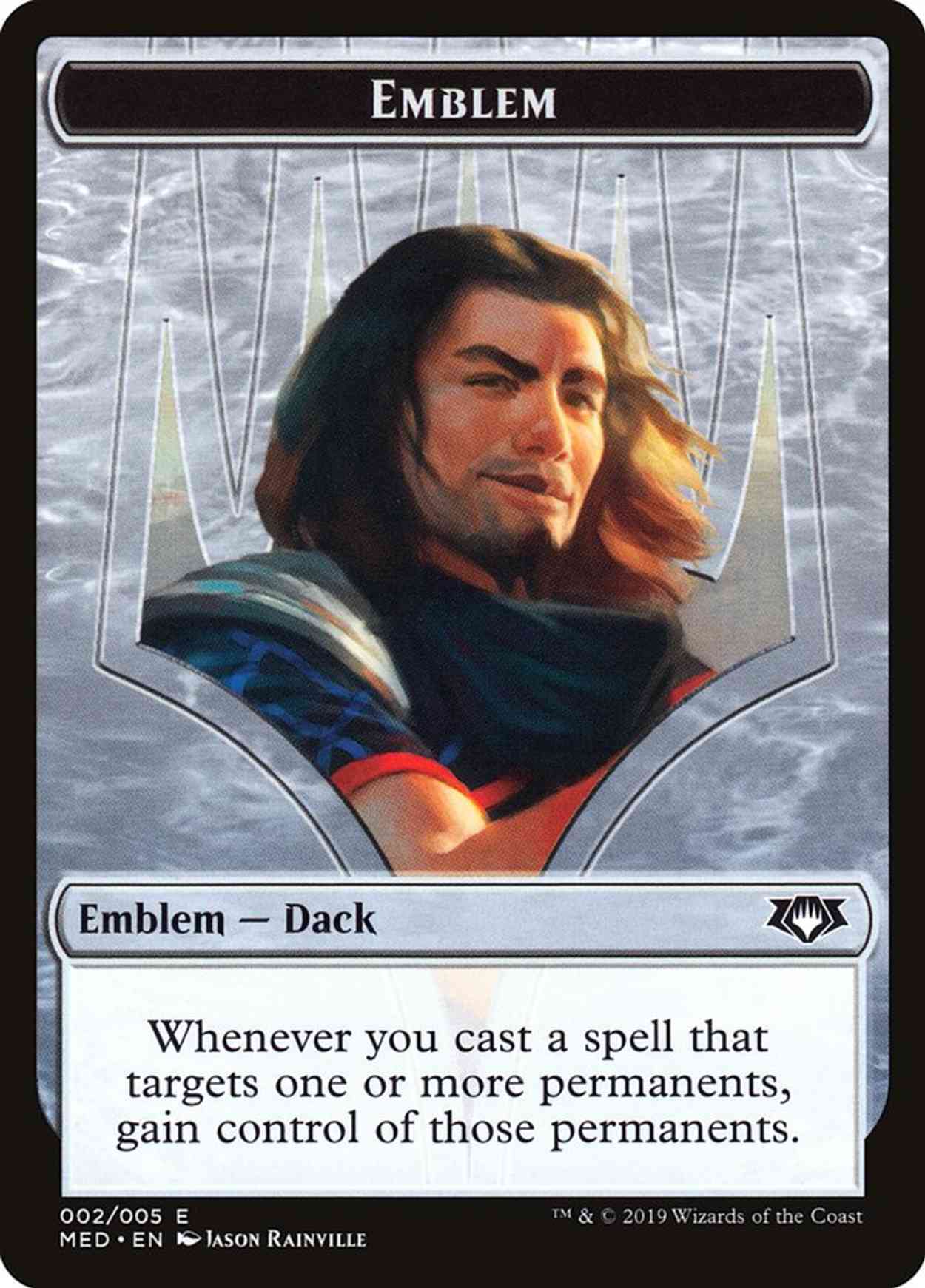 Emblem - Dack Fayden Price from mtg Mythic Edition: Ravnica Allegiance