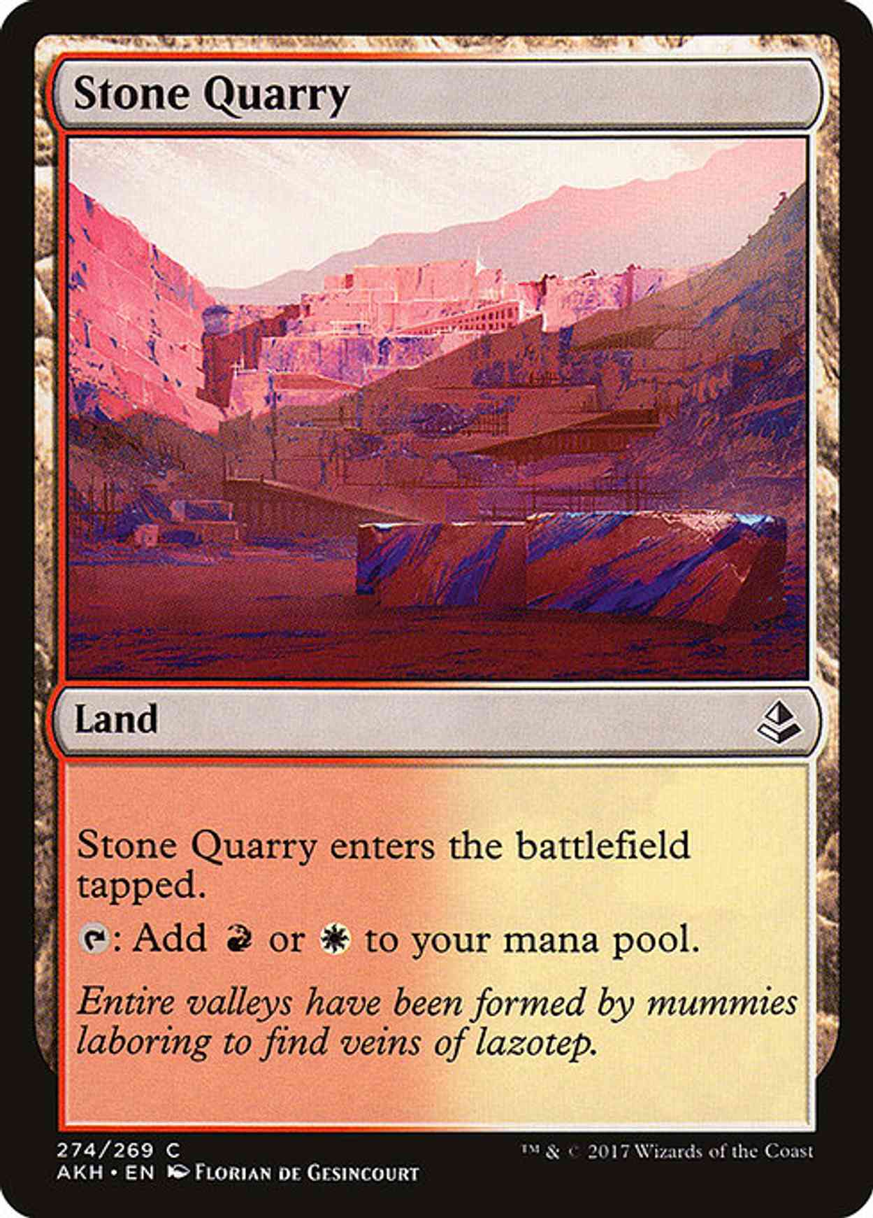 Stone Quarry Price from mtg Amonkhet