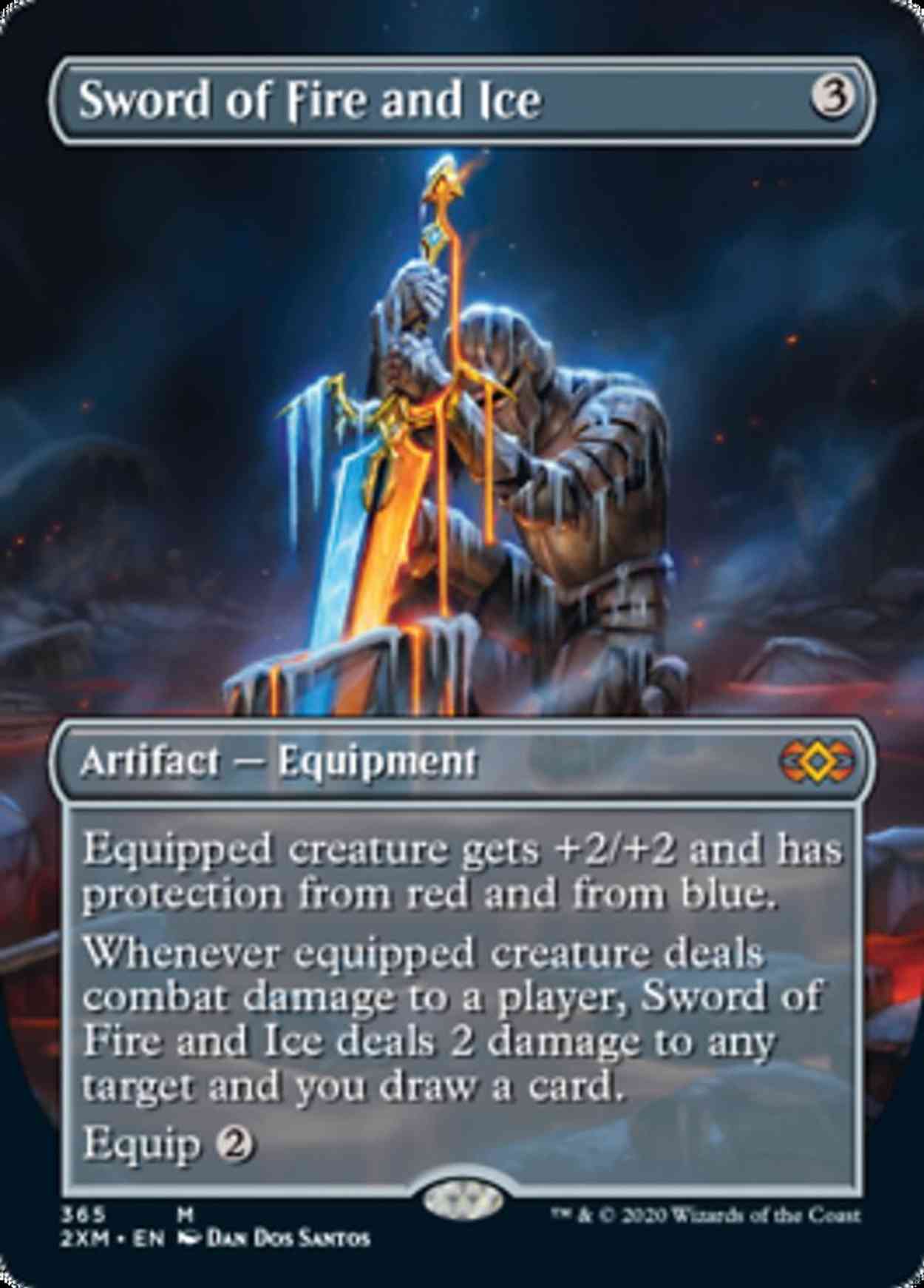 Sword of Fire and Ice (Borderless) Price from mtg Double Masters