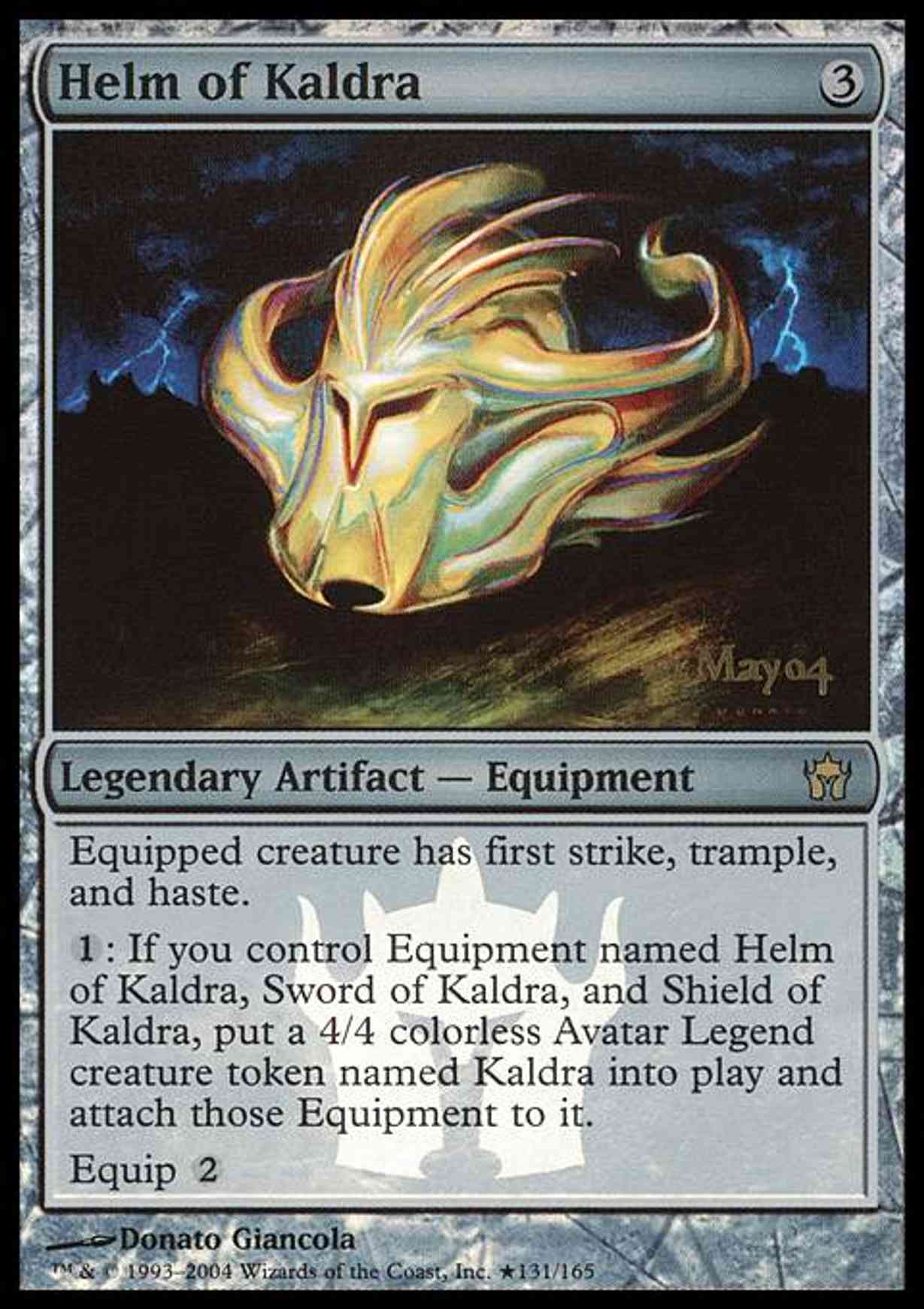 Helm of Kaldra Price from mtg Prerelease Cards