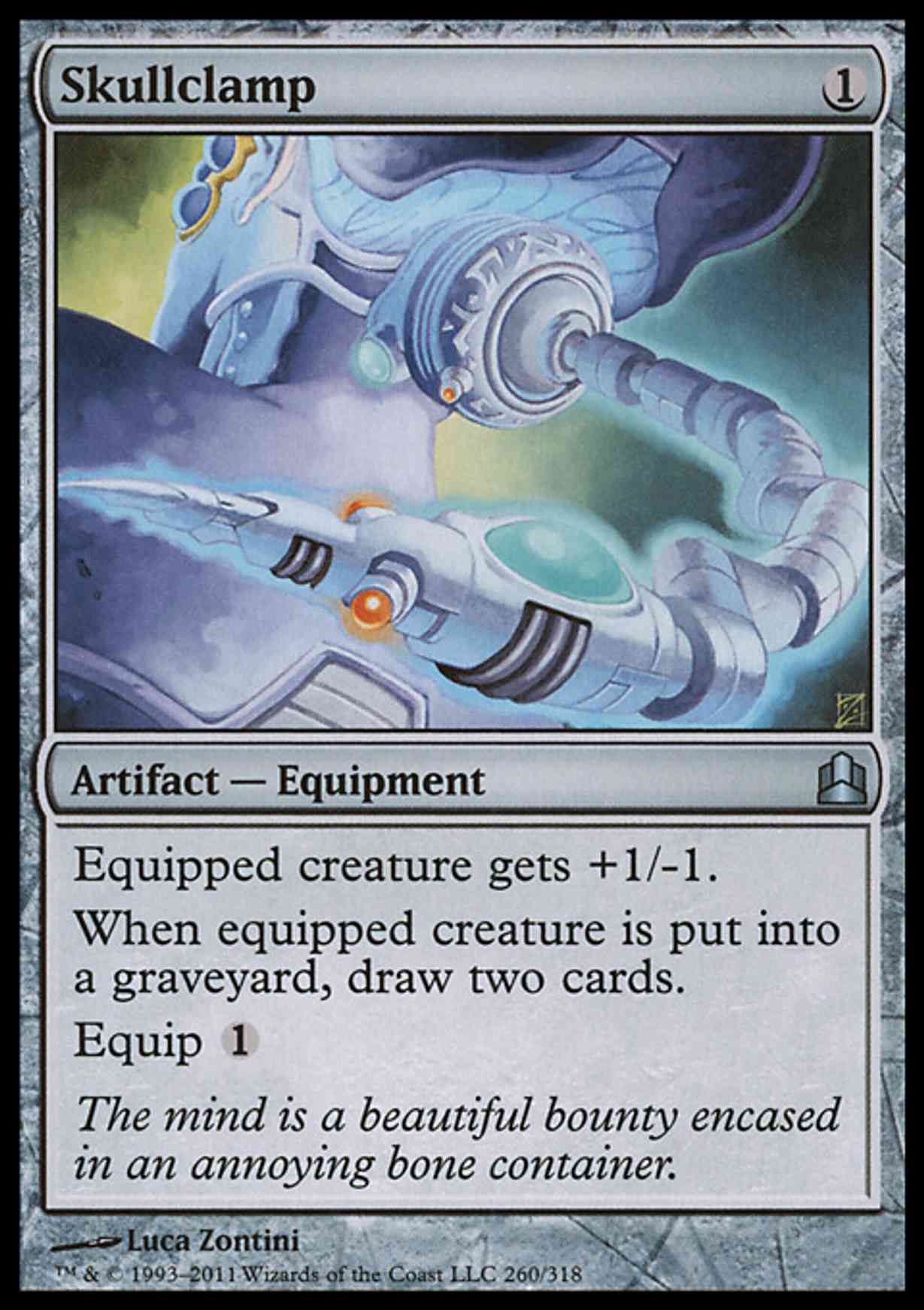 Skullclamp Price from mtg Magic: The Gathering-Commander