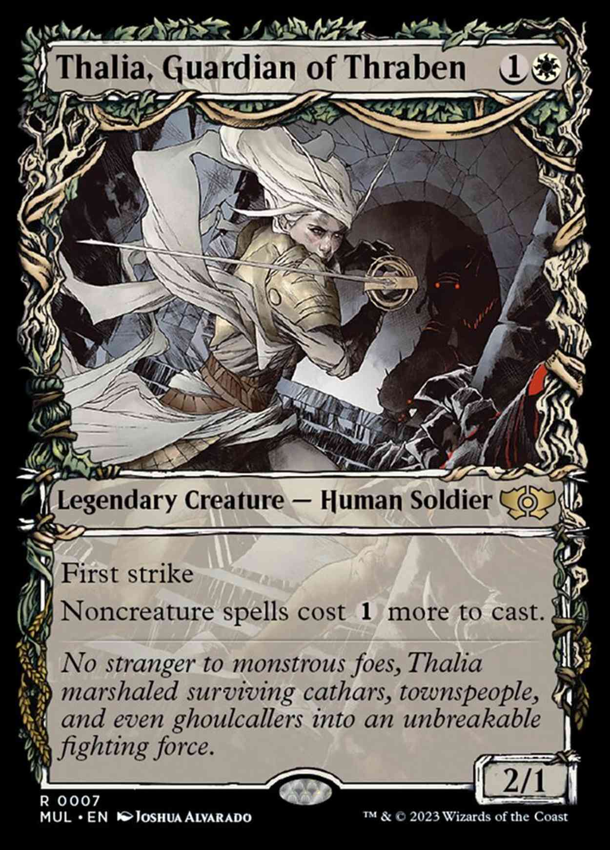 Thalia, Guardian of Thraben Price from mtg Multiverse Legends