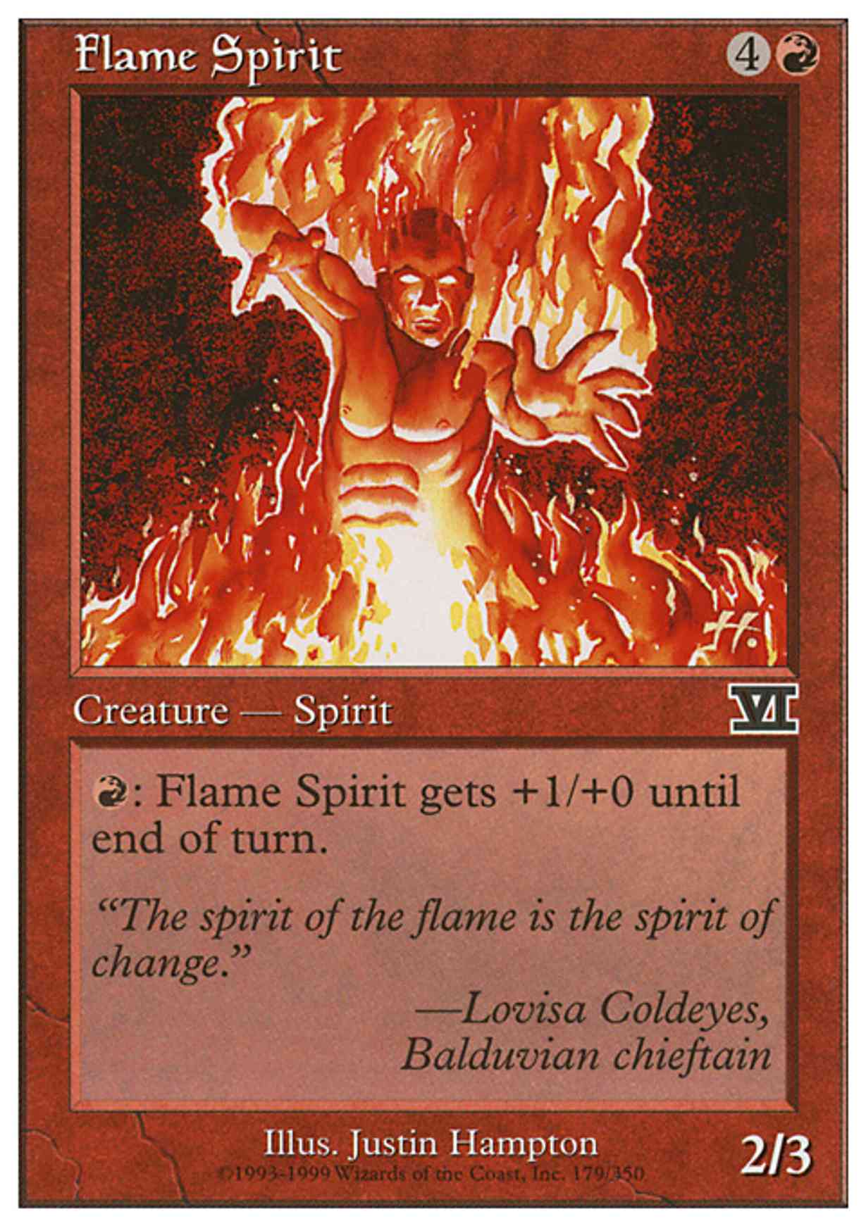 Flame Spirit Price from mtg Classic Sixth Edition
