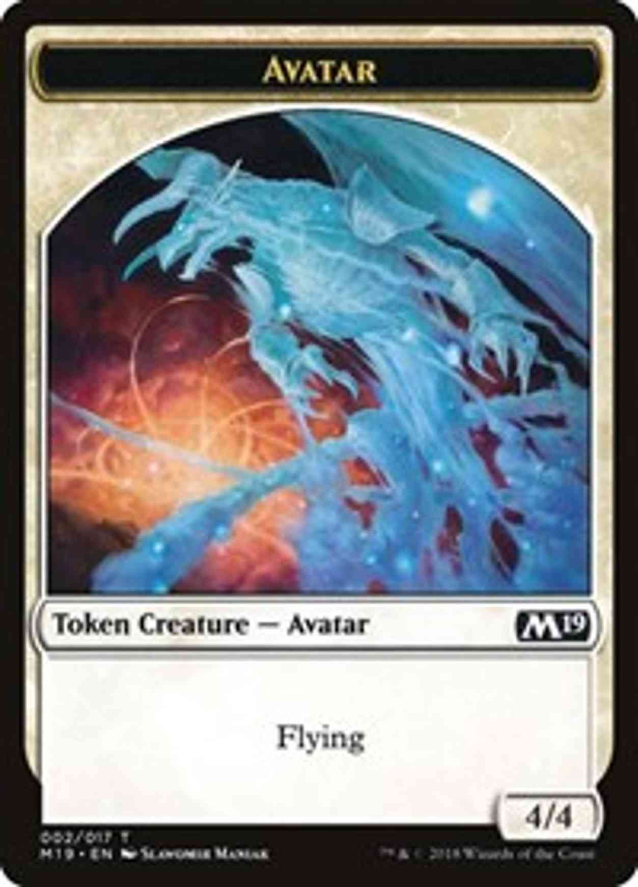 Avatar Token Price from mtg Core Set 2019
