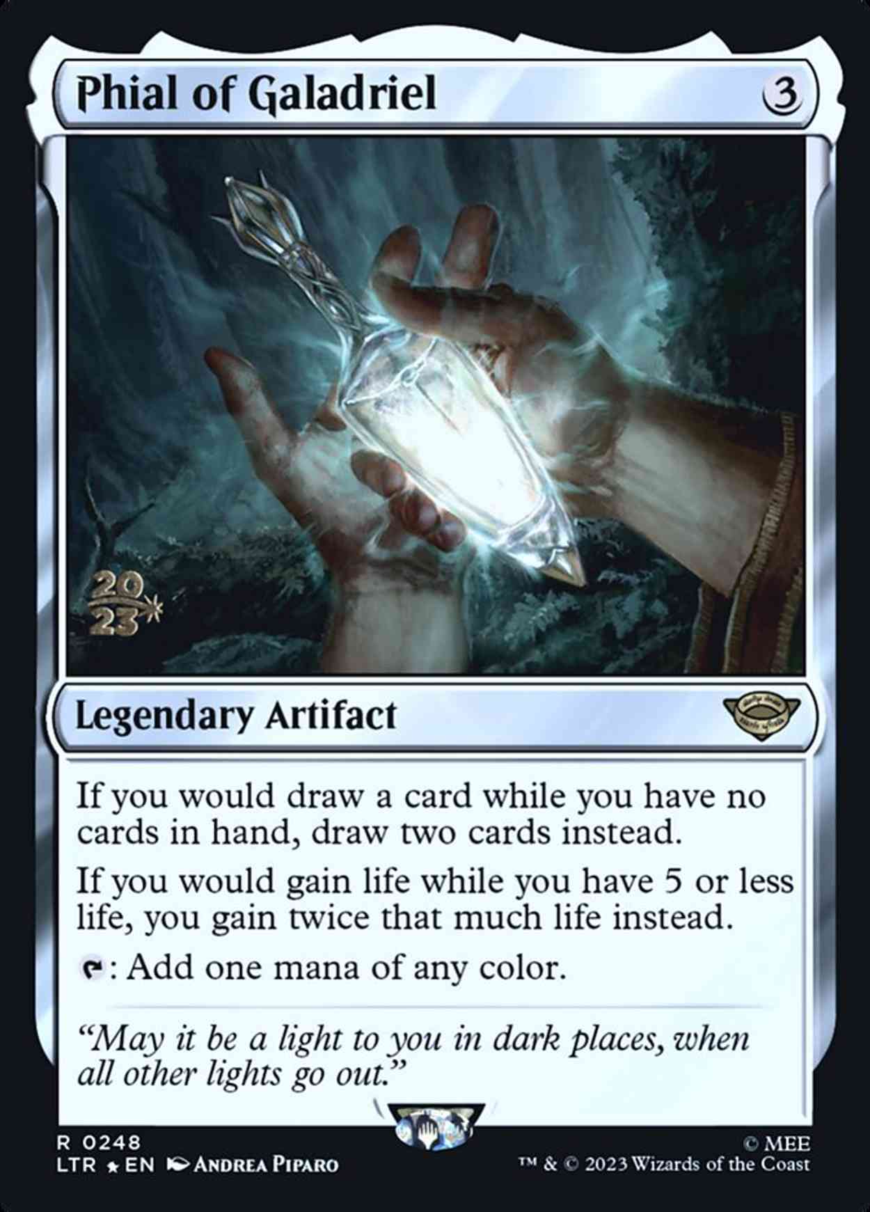 Phial of Galadriel Price from mtg Prerelease Cards