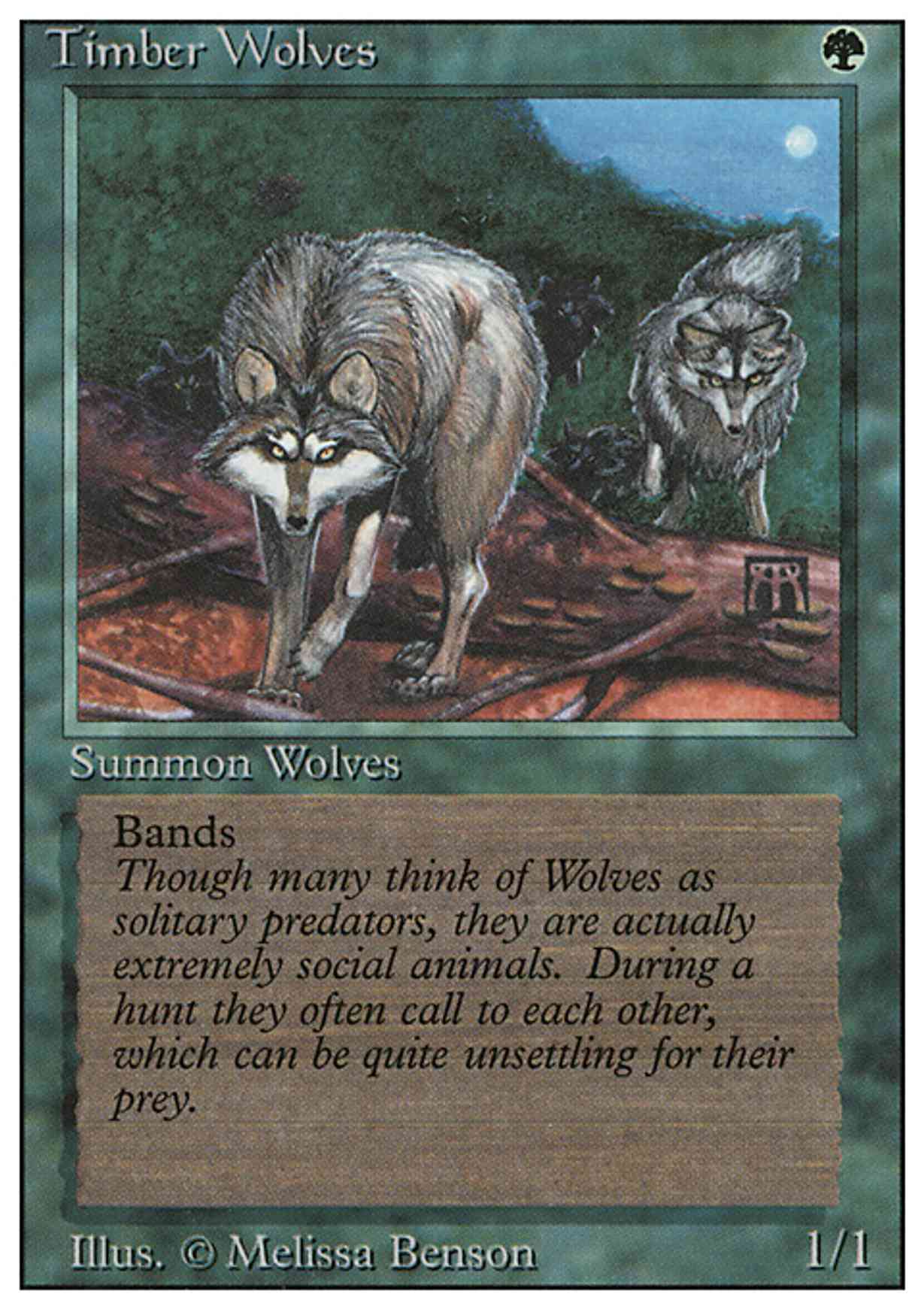 Timber Wolves Price from mtg Revised Edition
