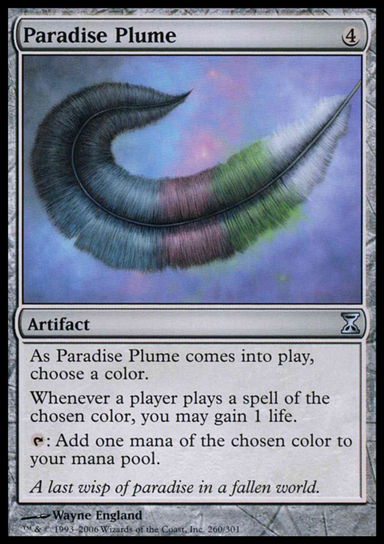 Paradise Plume Price from mtg Time Spiral