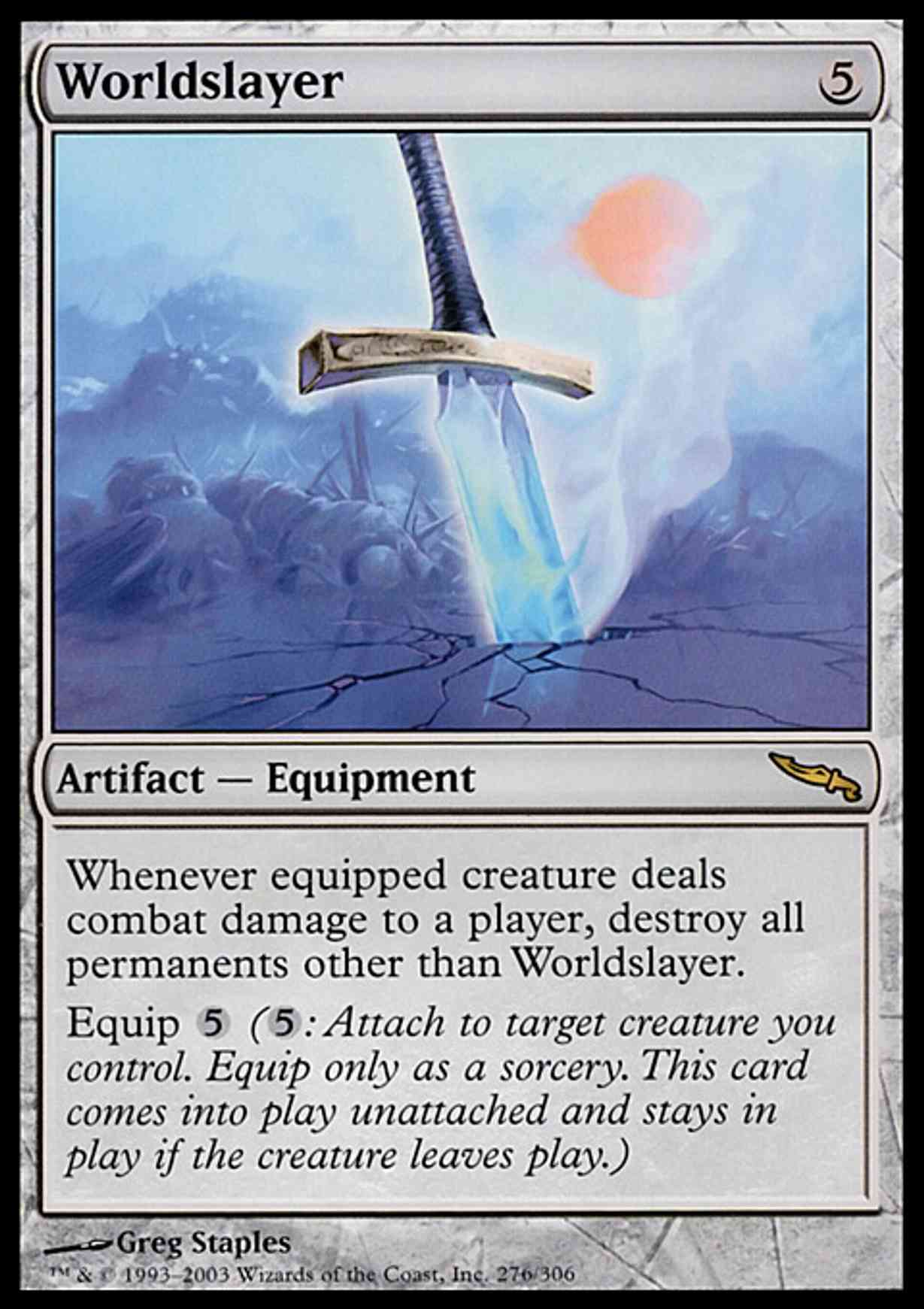 Worldslayer Price from mtg Mirrodin