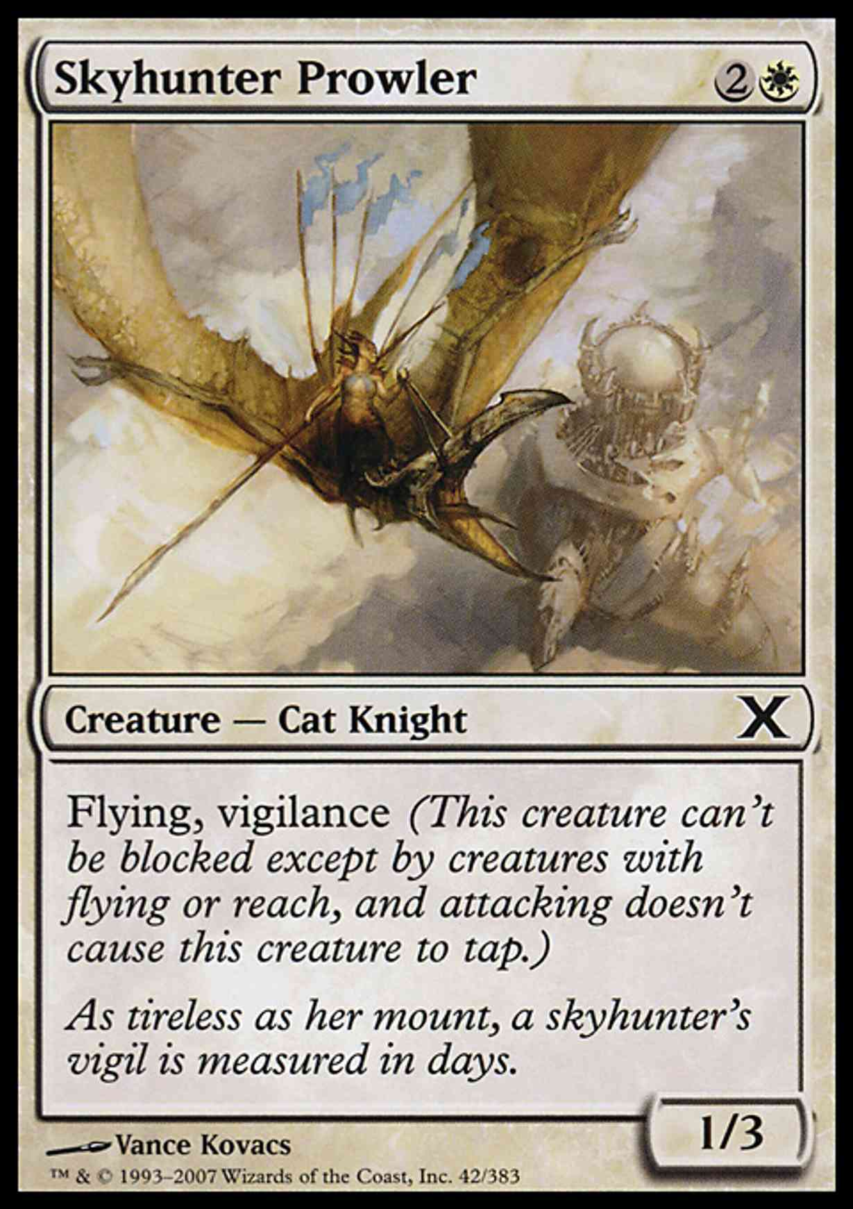 Skyhunter Prowler Price from mtg Tenth Edition