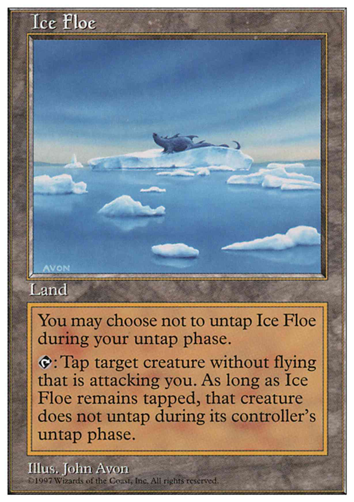 Ice Floe Price from mtg Fifth Edition