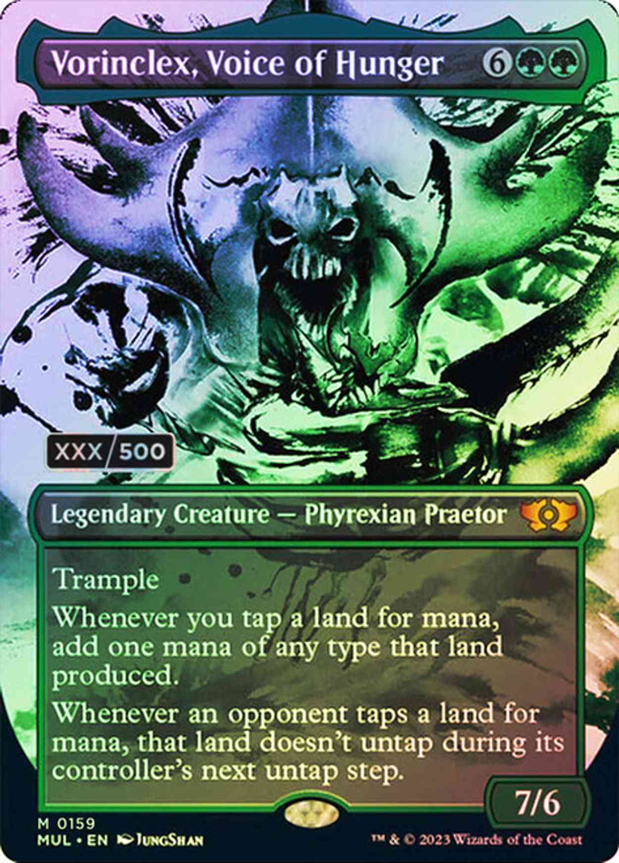 Vorinclex, Voice of Hunger (Serialized) Price from mtg Multiverse Legends