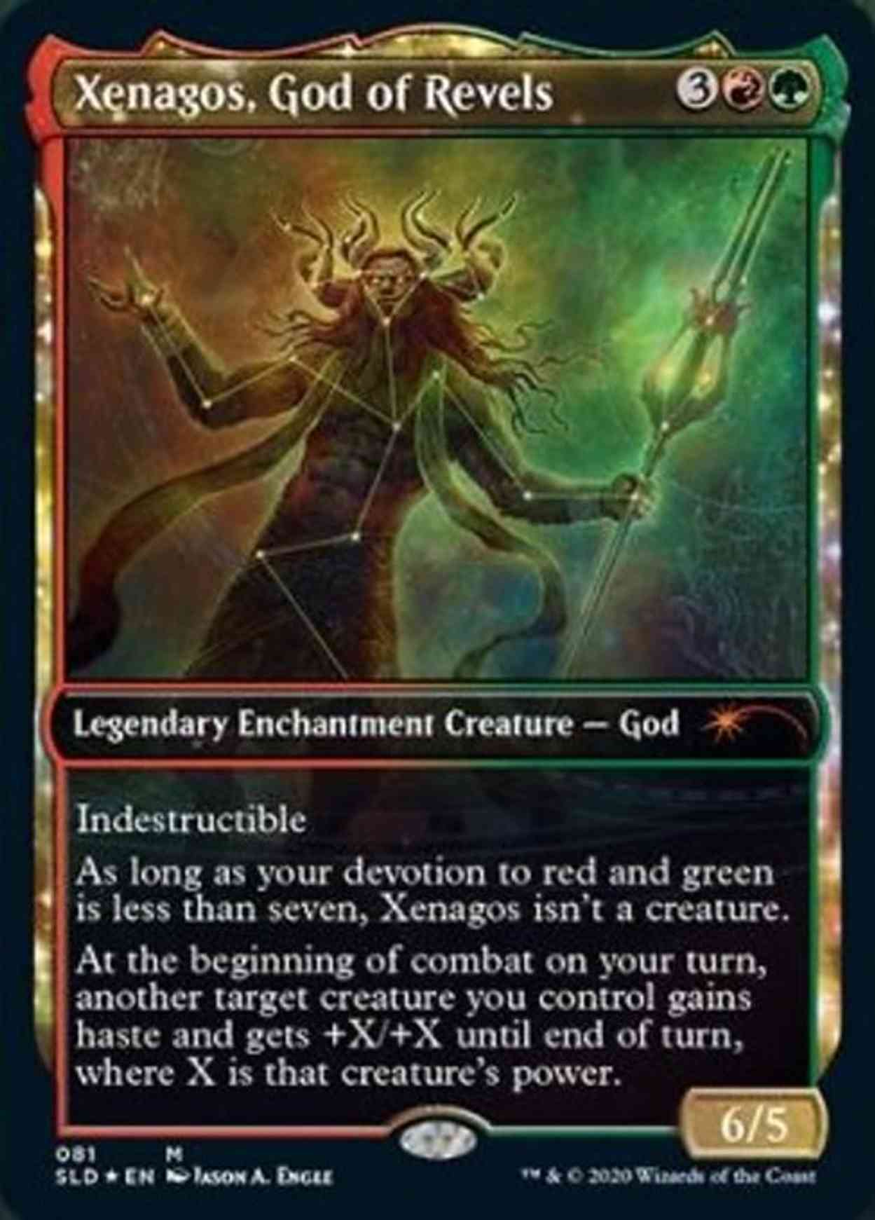 Xenagos, God of Revels (Showcase) Price from mtg Secret Lair Drop Series