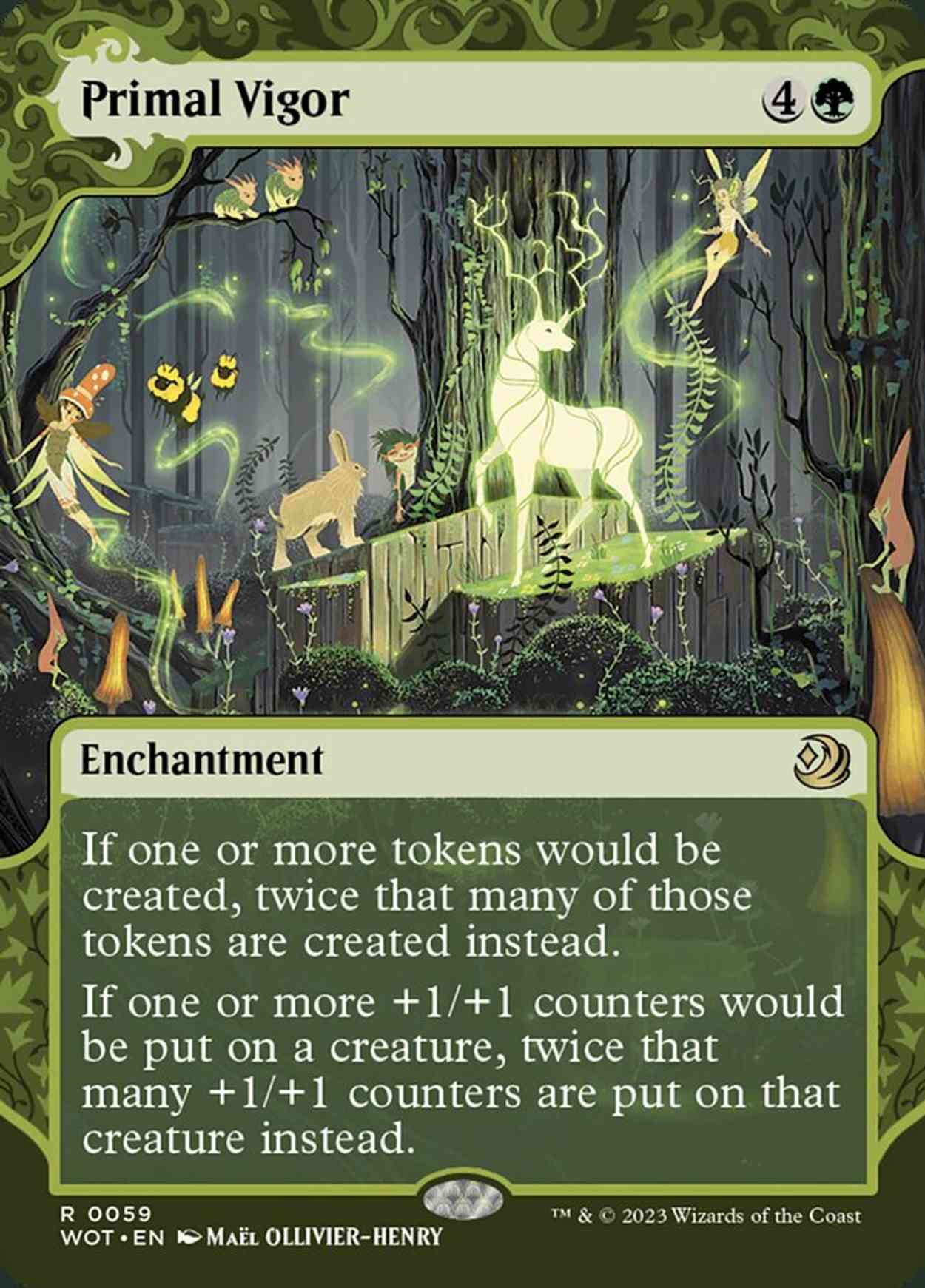 Primal Vigor Price from mtg Wilds of Eldraine: Enchanting Tales