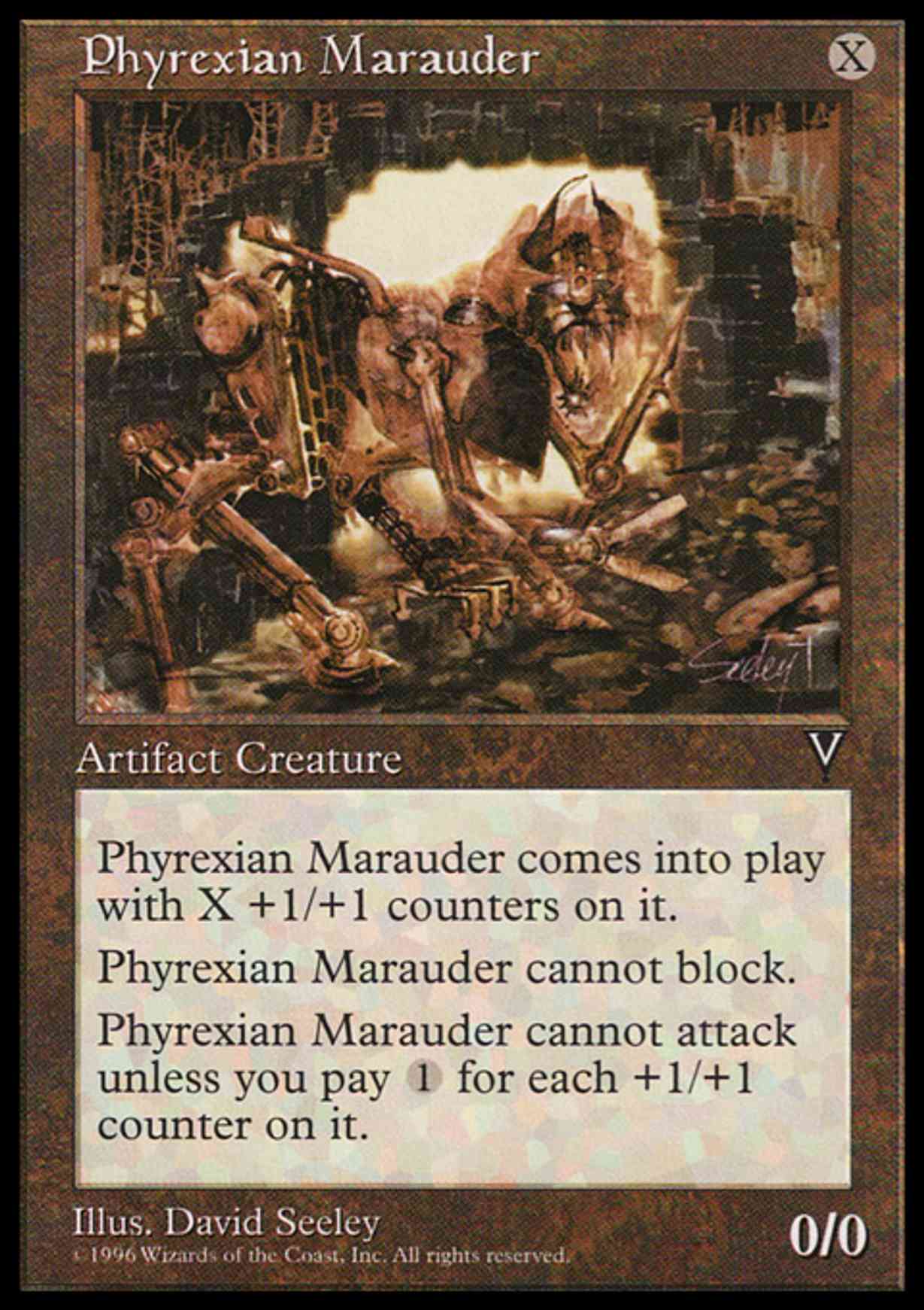 Phyrexian Marauder Price from mtg Visions