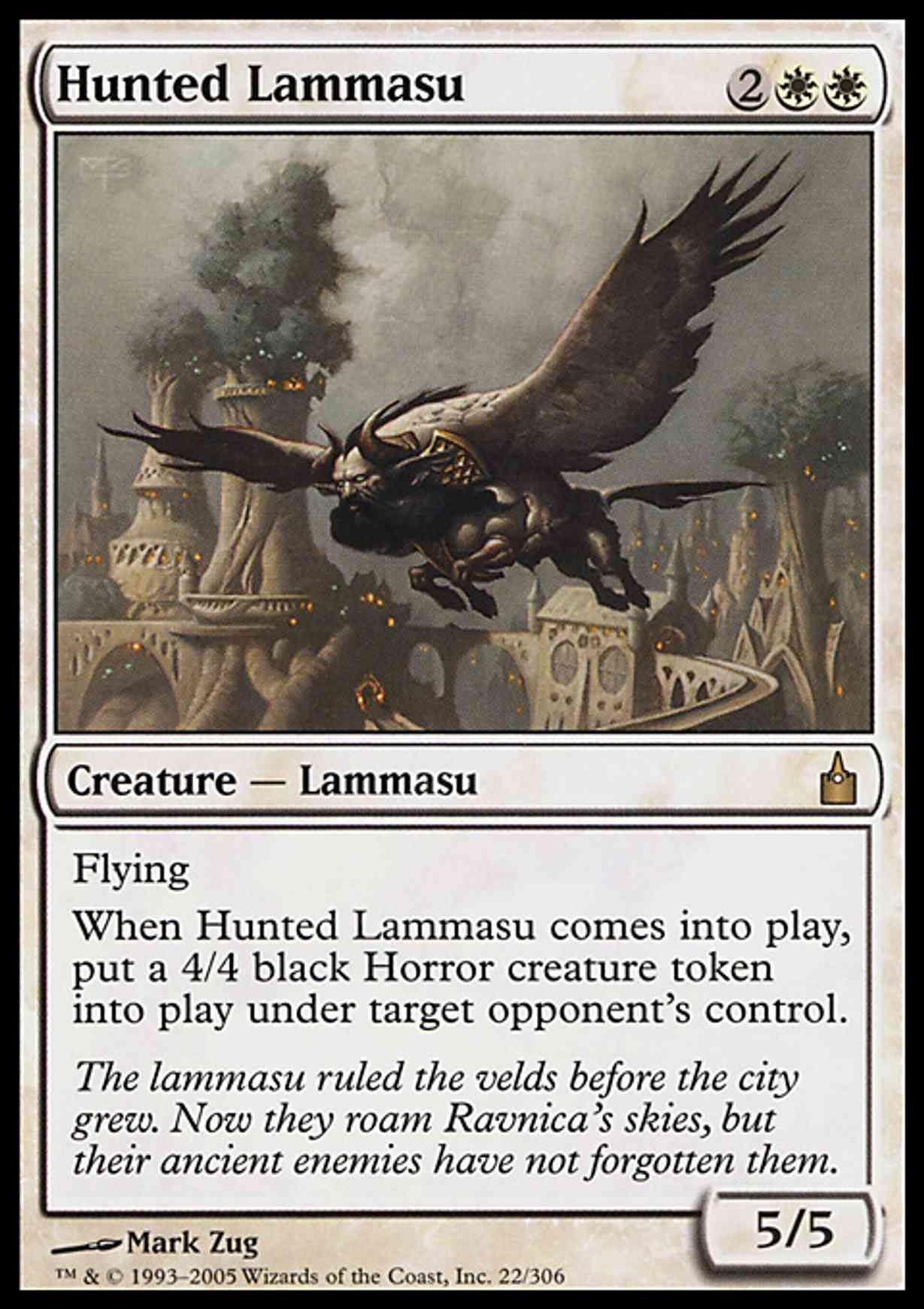 Hunted Lammasu Price from mtg Ravnica: City of Guilds