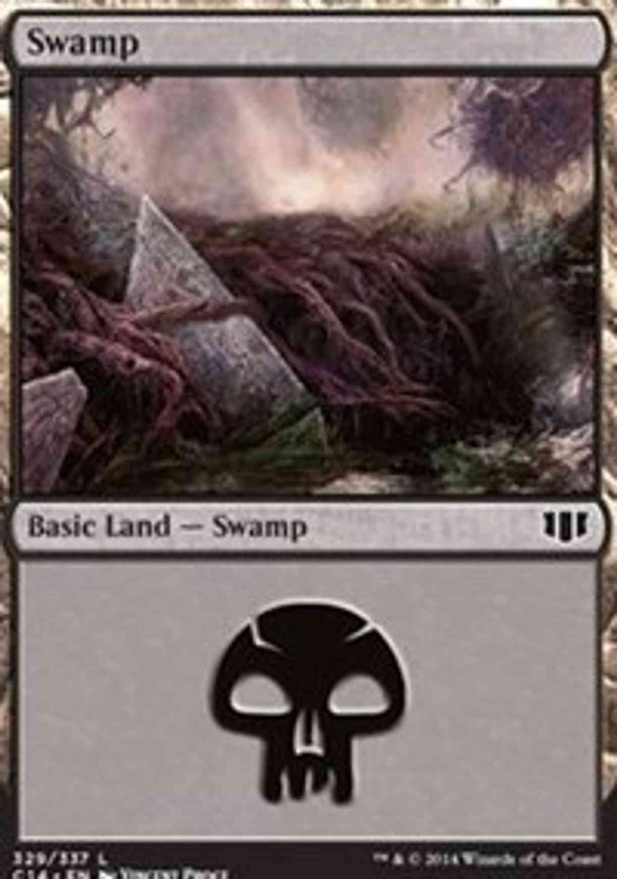 Swamp (329) Price from mtg Commander 2014