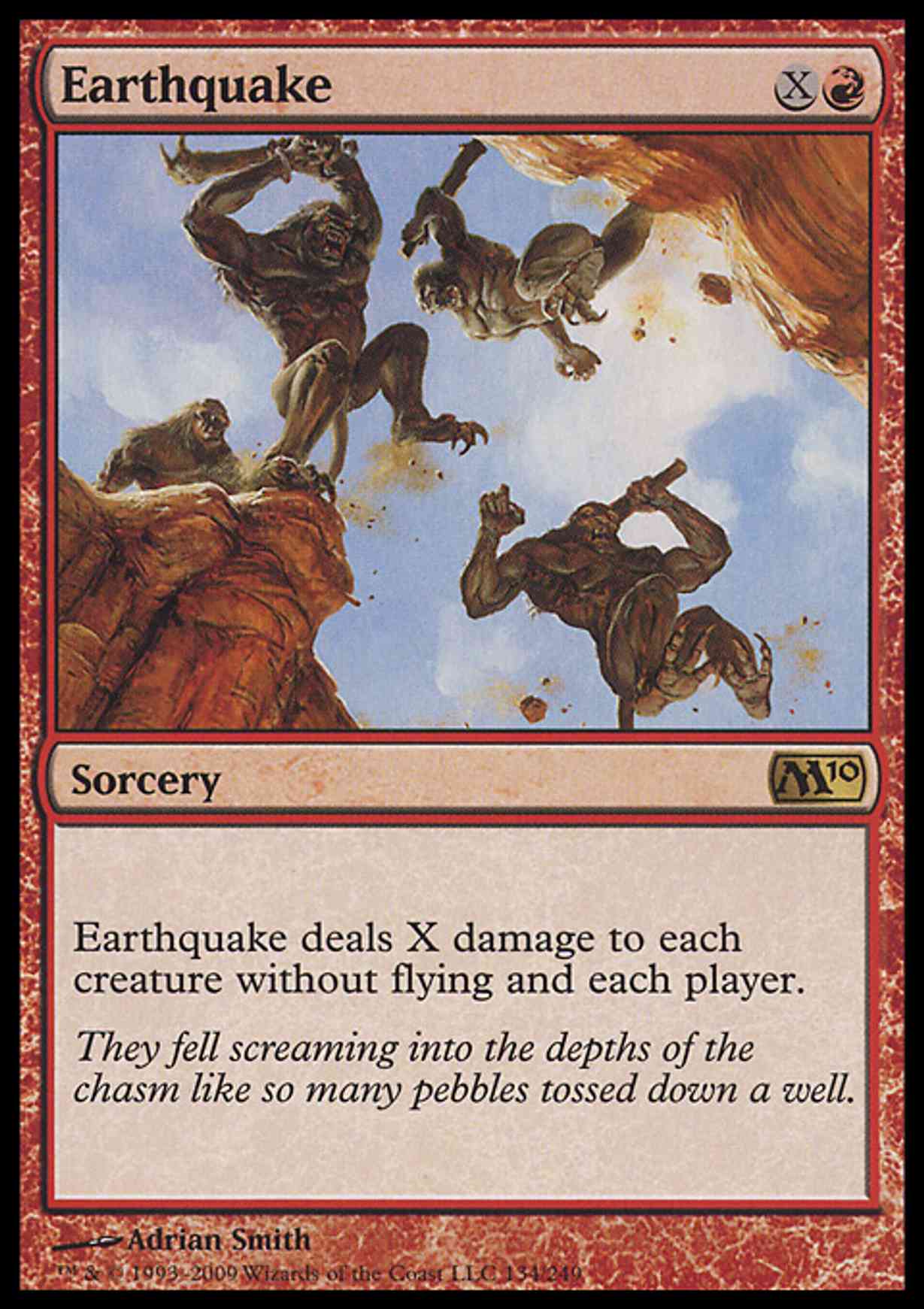 Earthquake Price from mtg Magic 2010